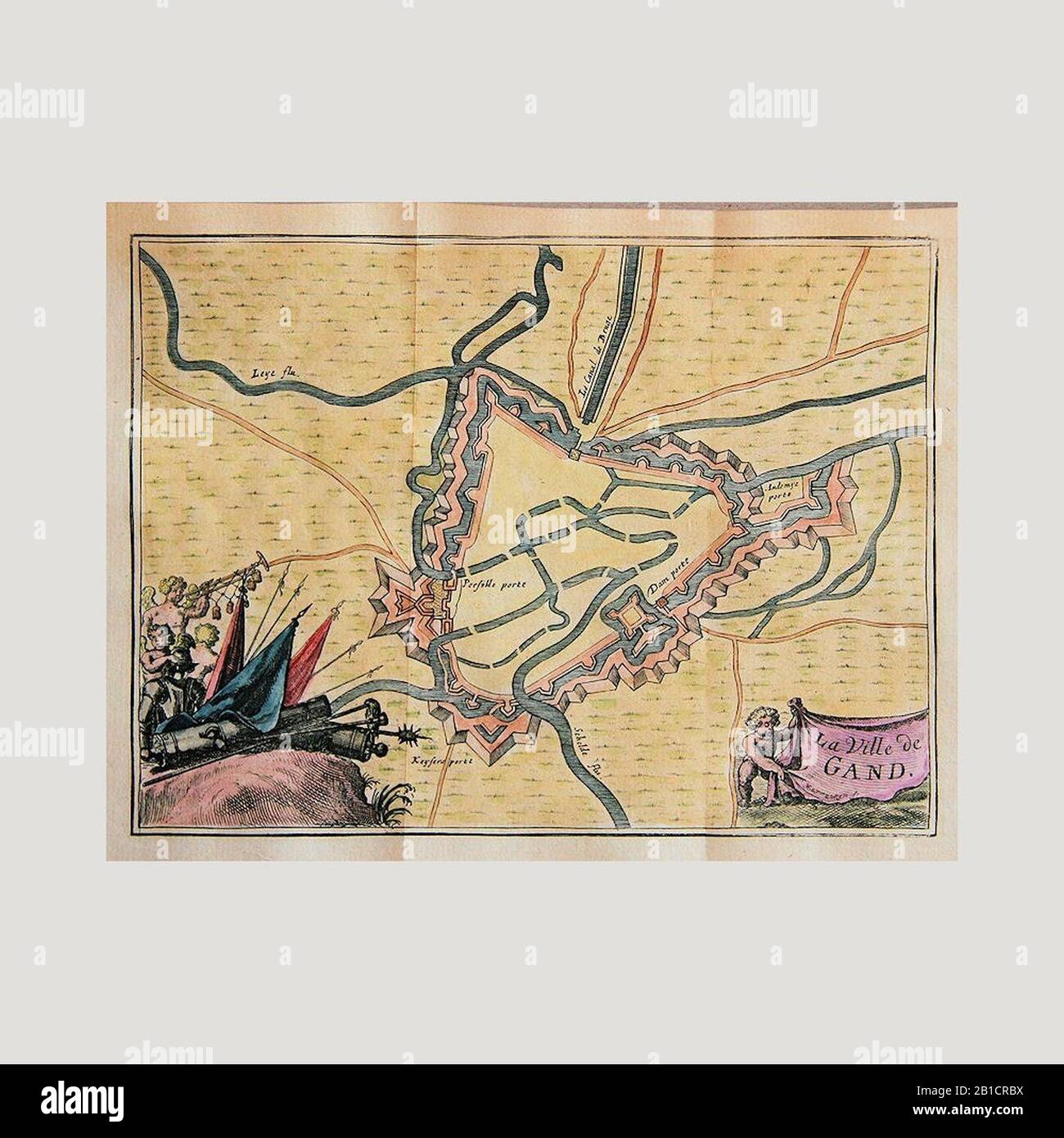 Antique city plan hi-res stock photography and images - Alamy