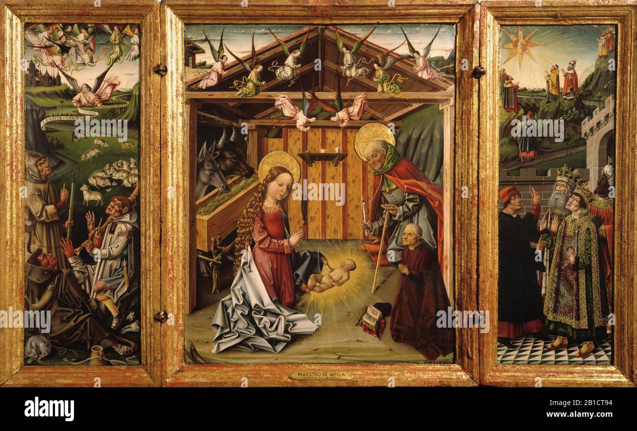 Nativity triptych hi-res stock photography and images - Alamy