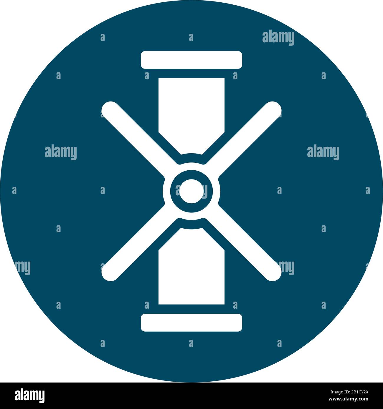 Isolated oil pipe with tap block and flat style icon vector design ...