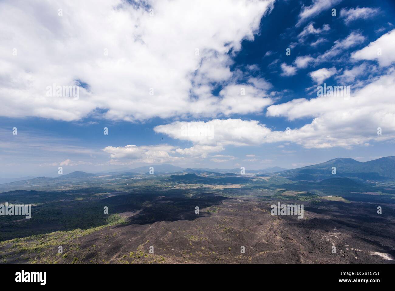 Lava field, Paricutin volcano, state of Michoacan, Mexico, Central ...