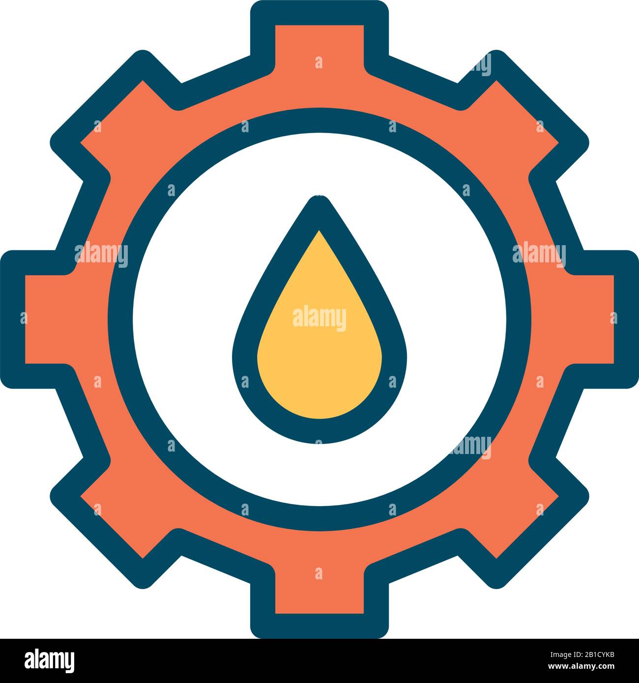 Inside gas power plant Stock Vector Images - Alamy