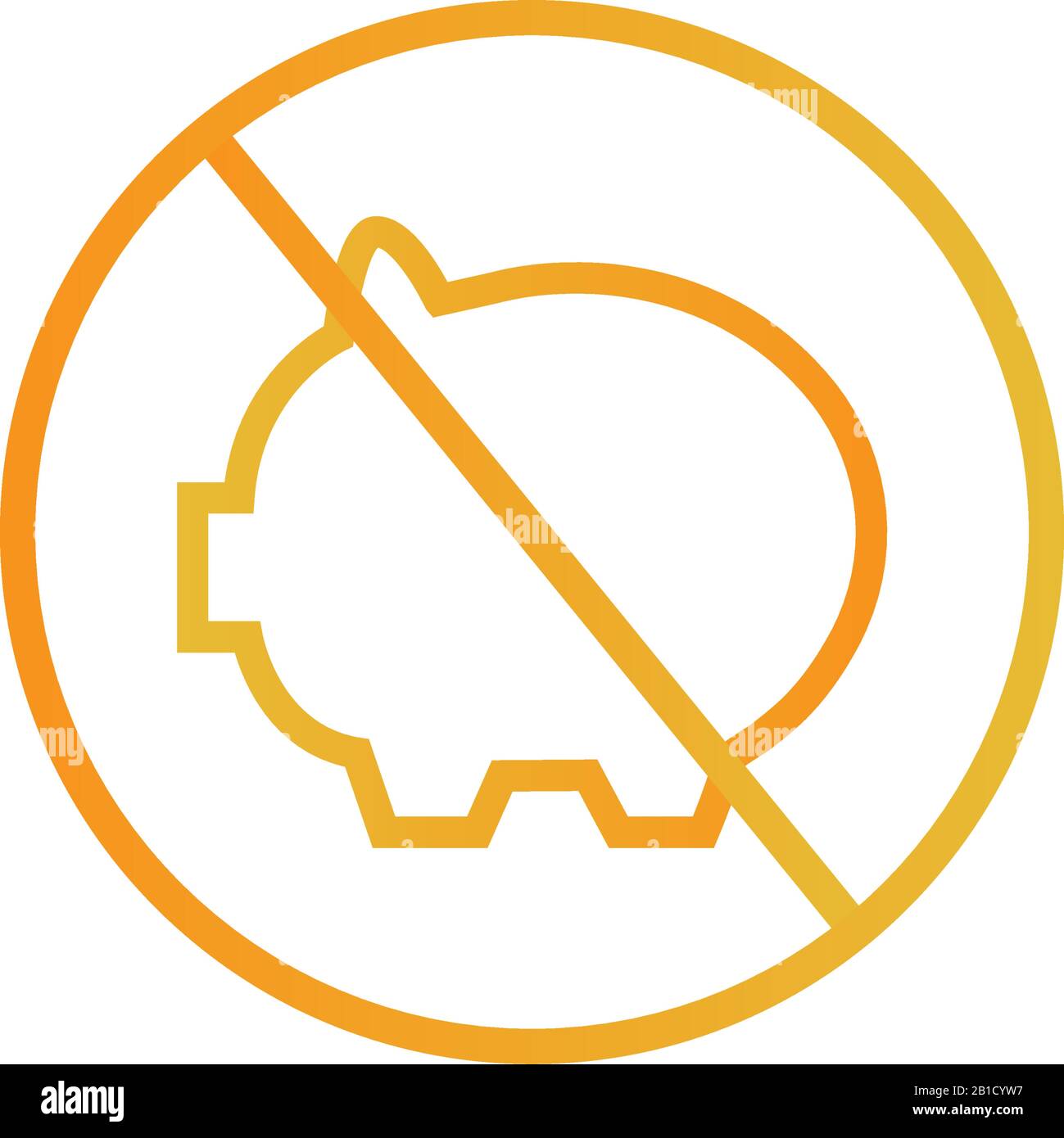 Isolated forbidden pig meat vector design Stock Vector Image & Art - Alamy