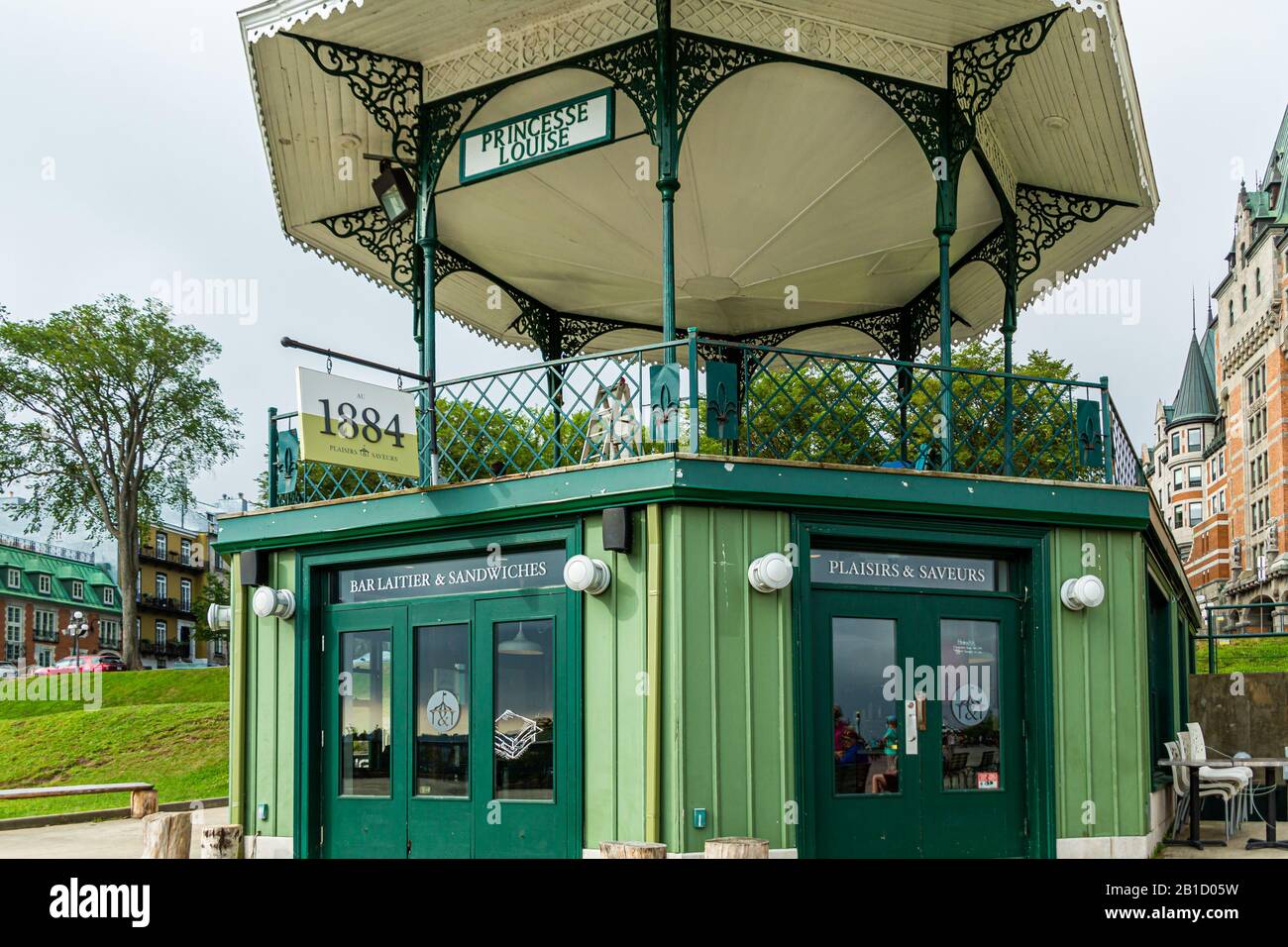 QUEBEC CITY, CANADA - September 17, 2018: Quebec City is known for its ...
