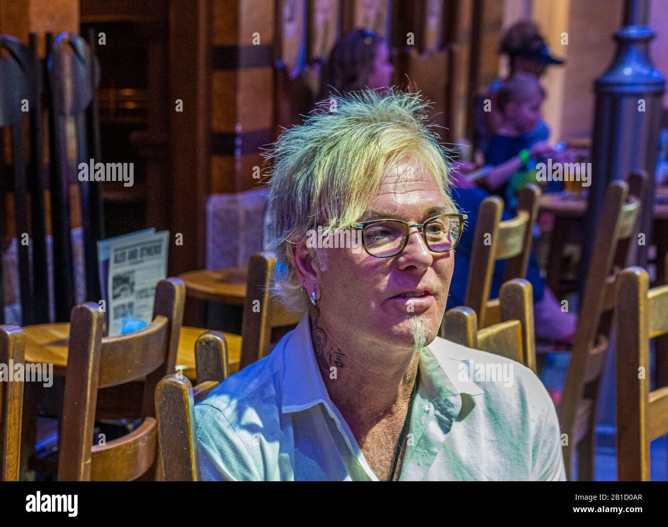 MIAMI, FLORIDA - February 7, 2019: Jimmy Hopper has been a headliner in ...