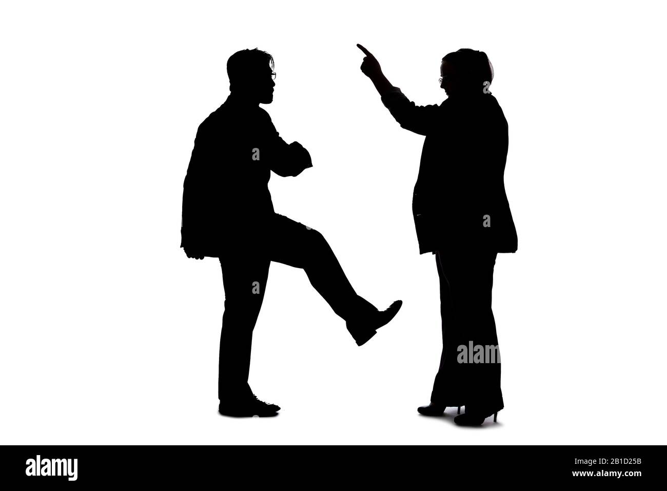 Silhouette People Arguing High Resolution Stock Photography and Images ...