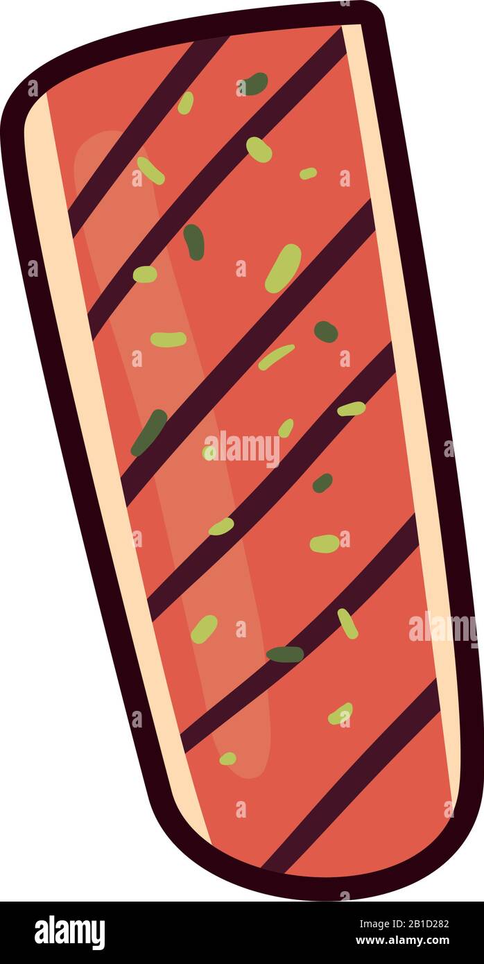 meat line and fill style icon design, fast food eat restaurant menu ...