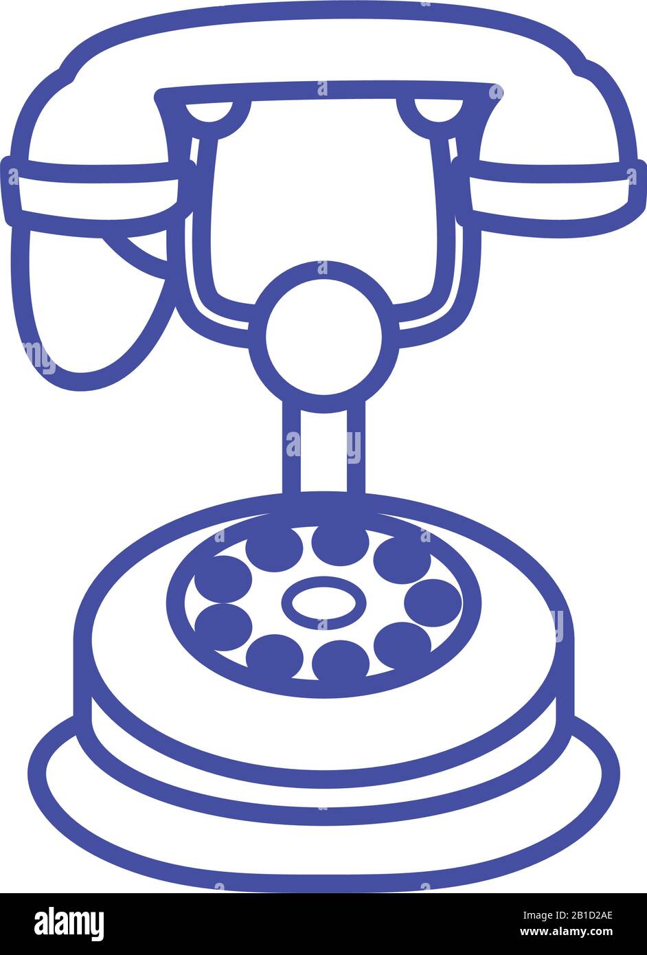 Phone line style icon design, Call telephone communication hotel office ...