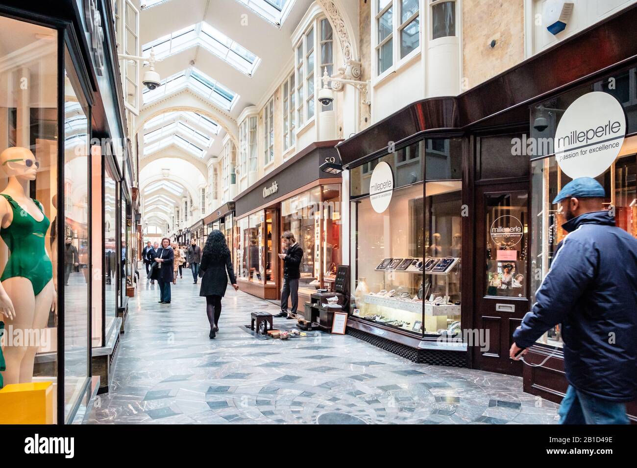 Burlington arcade street view hi-res stock photography and images - Alamy