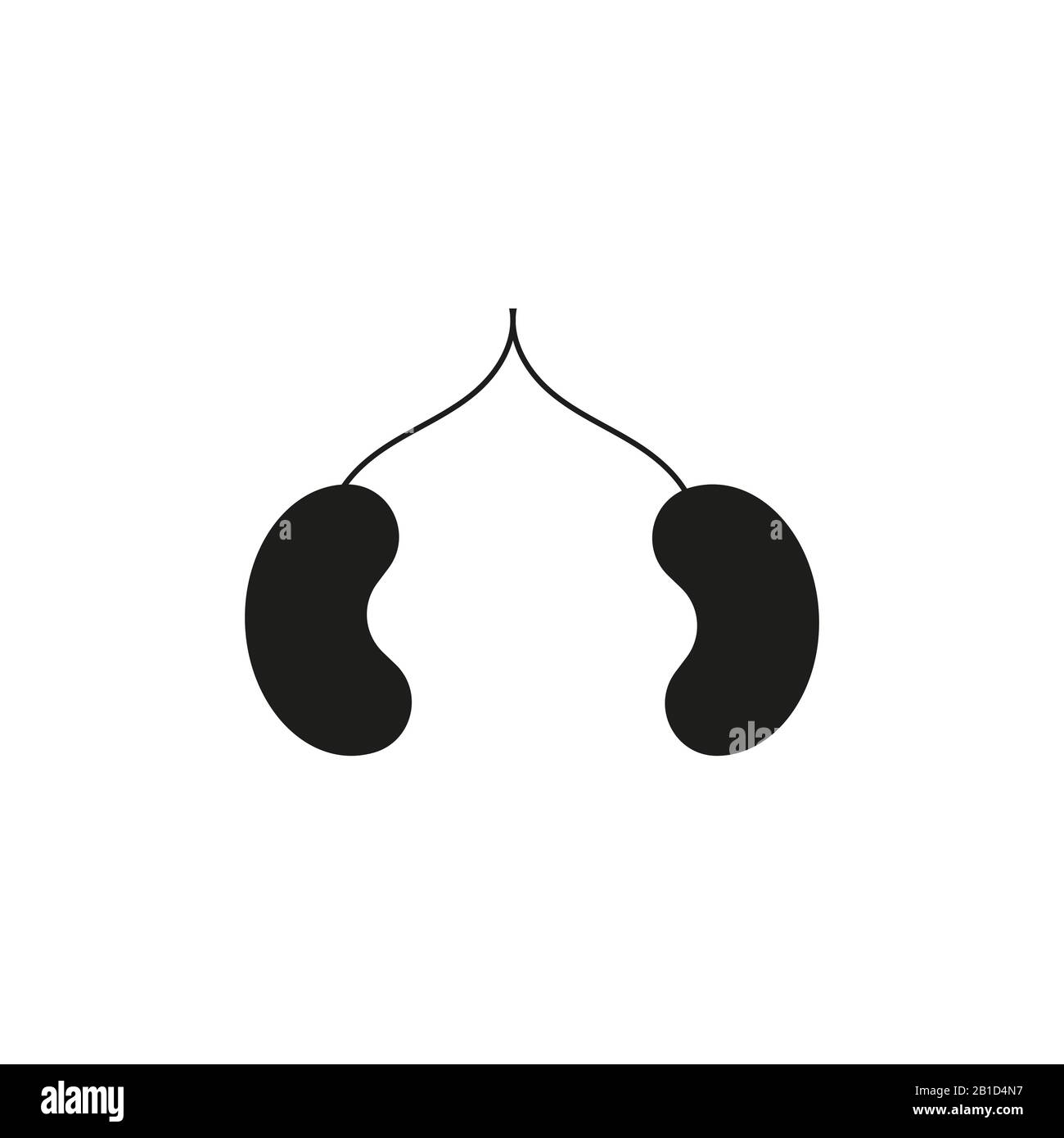 kidneys vector icon simple element illustration can be use for mobile ...