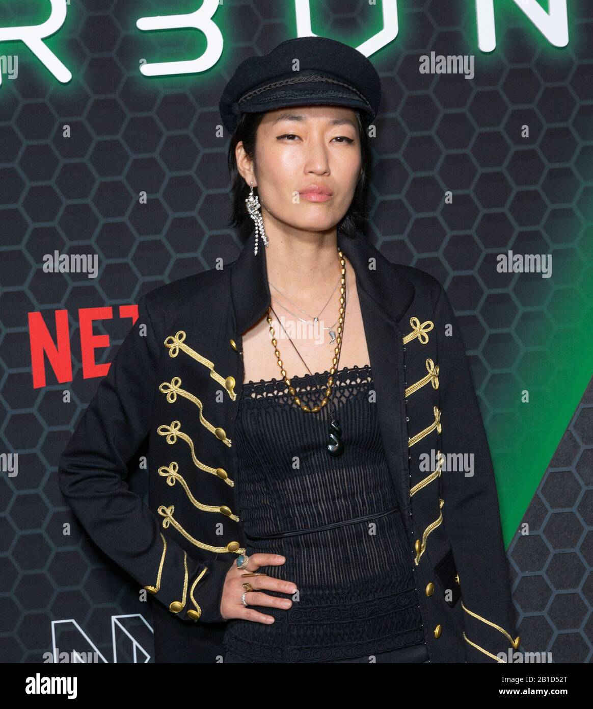 New York, NY - February 24, 2020: Jihae Kim aka Jihae attends Netflix ...