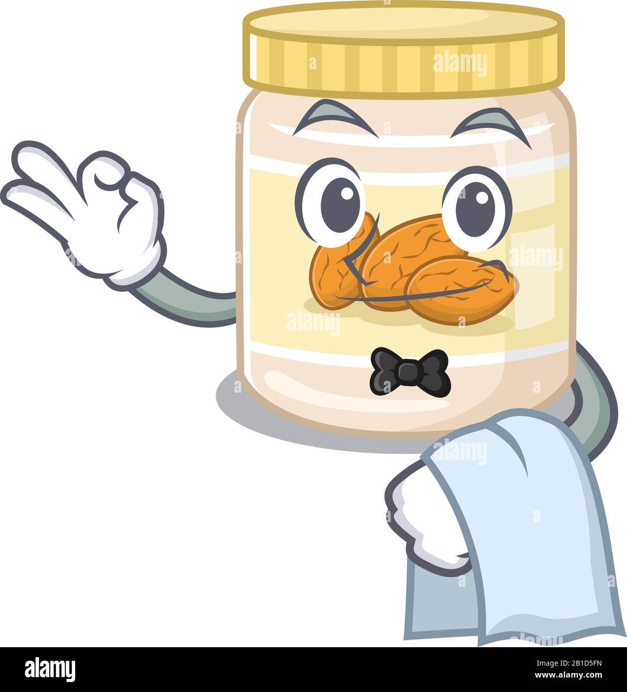 Almonds for butter Stock Vector Images - Alamy