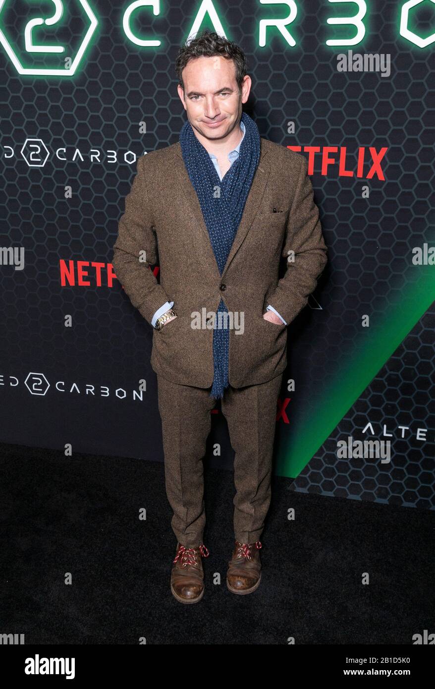 New York, NY - February 24, 2020: Chris Conner attends Netflix sci-fi ...