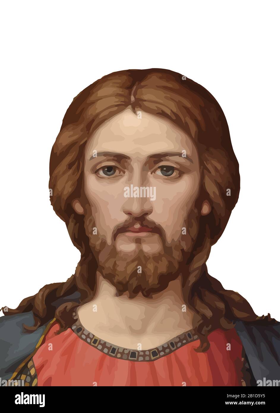 Jesus Christ love peace faith holy heaven spirit illustration white ...