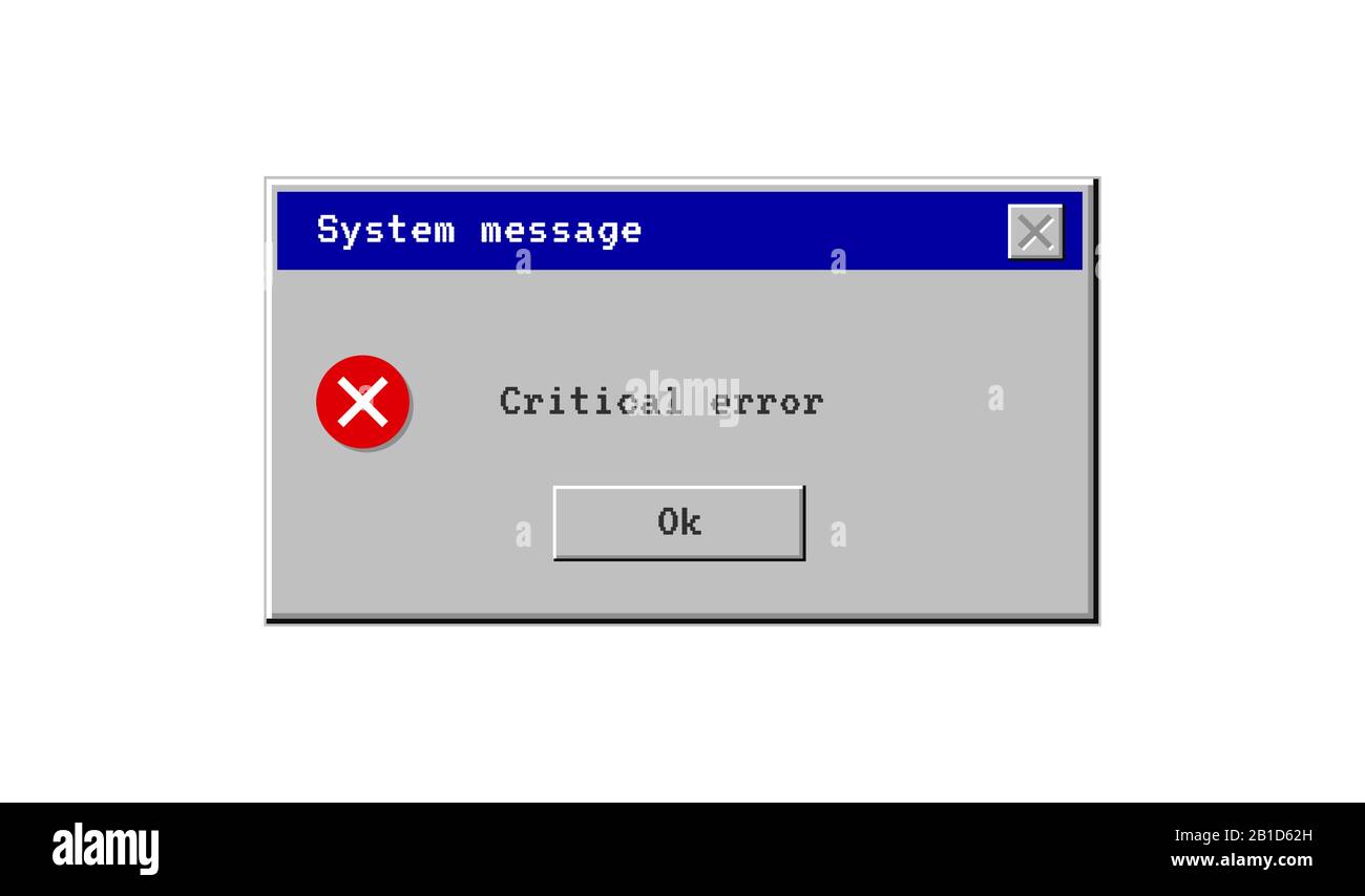 System fault icon hi-res stock photography and images - Alamy