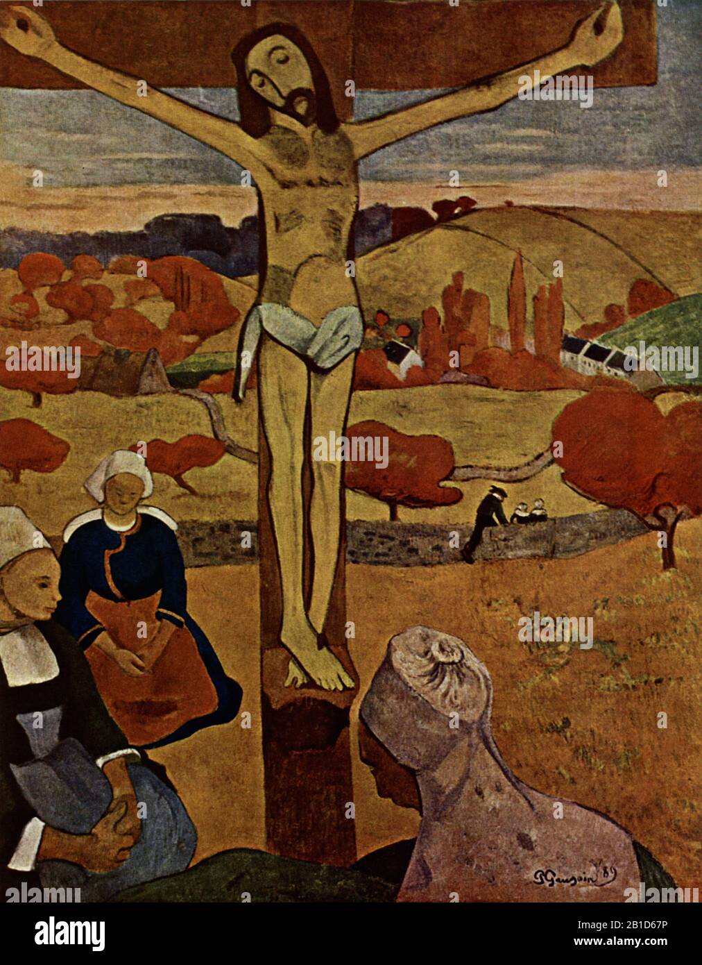 The Yellow Christ (1889) 19th Century Painting by Paul Gauguin - Very ...