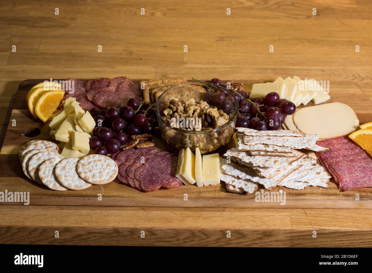 Finger food close up cold cuts of meat and cheese. Mediterranean style ...