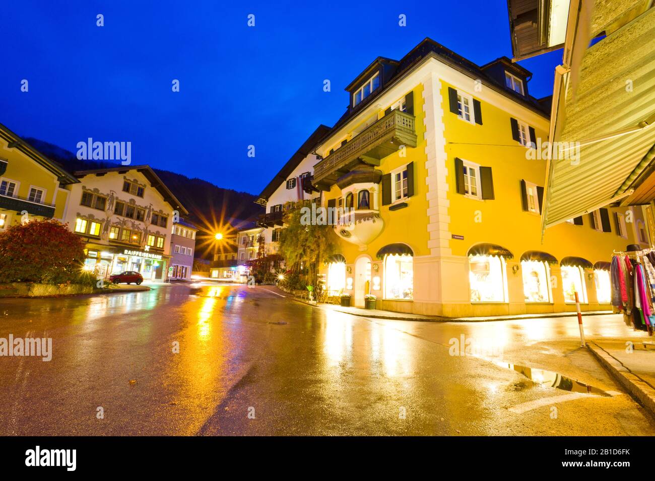 St. Gilgen, the city is a village by the Wolfgangsee in the Austrian ...