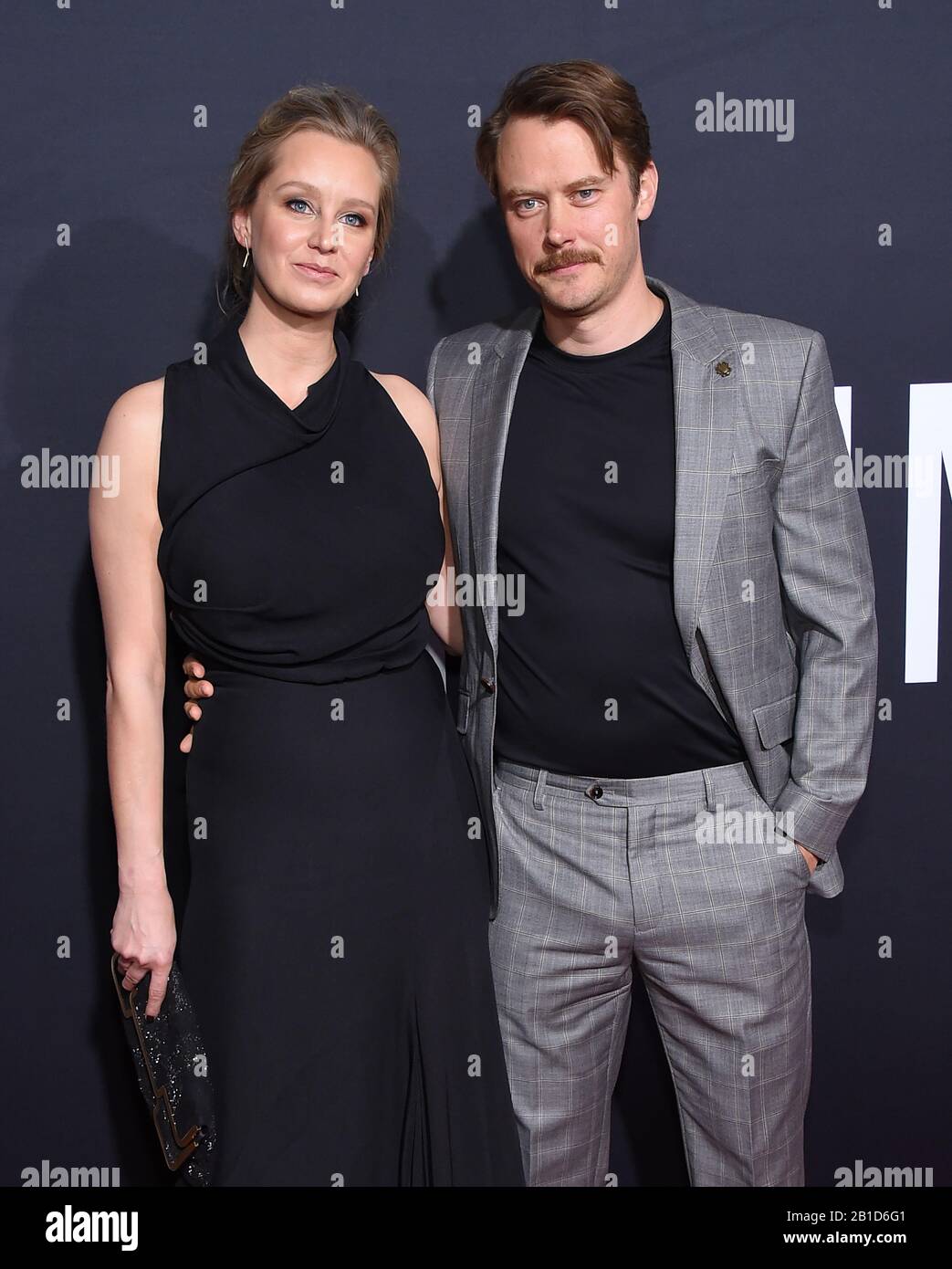 February 24, 2020, Hollywood, California, USA: Michael Dorman and Tessa ...