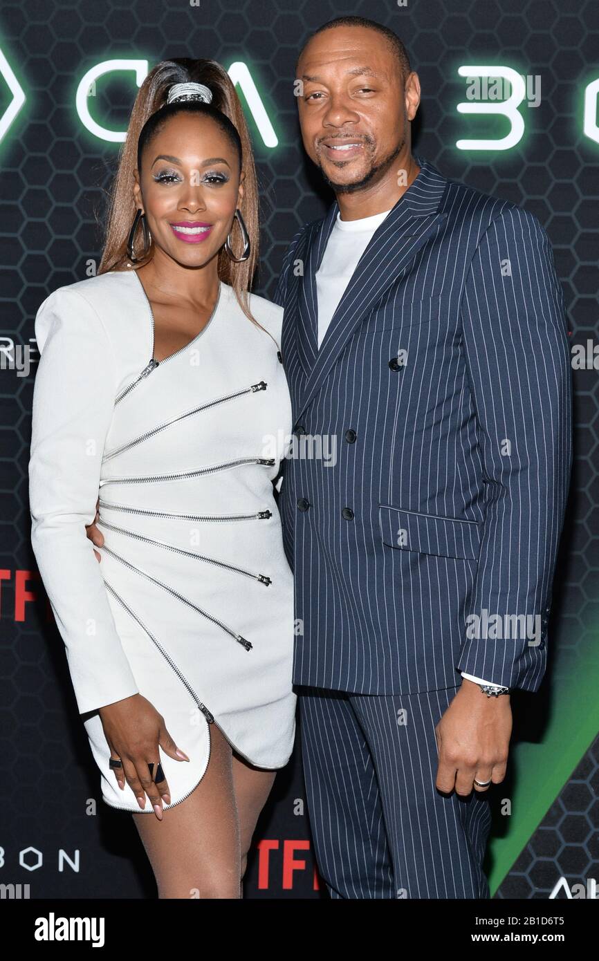 (L-R) Simone Missick and Dorian Missick attend attend Netflix's ...