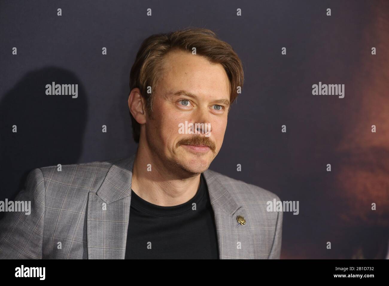 Los Angeles, USA. 25th Feb, 2020. Michael Dorman at "The Invisible Man ...