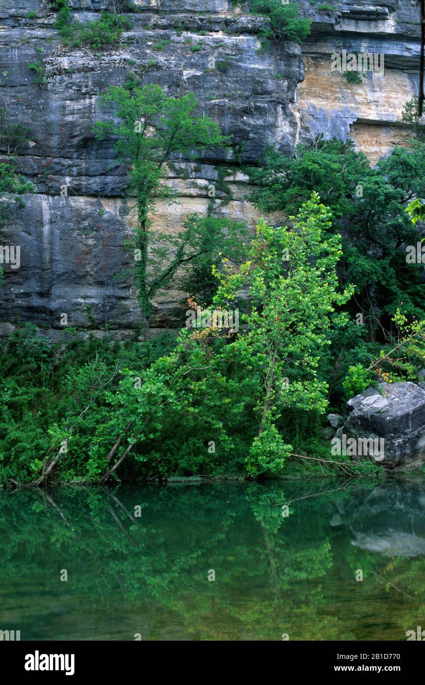 Buffalo River at Hasty, Buffalo National River, Arkansas Stock Photo ...