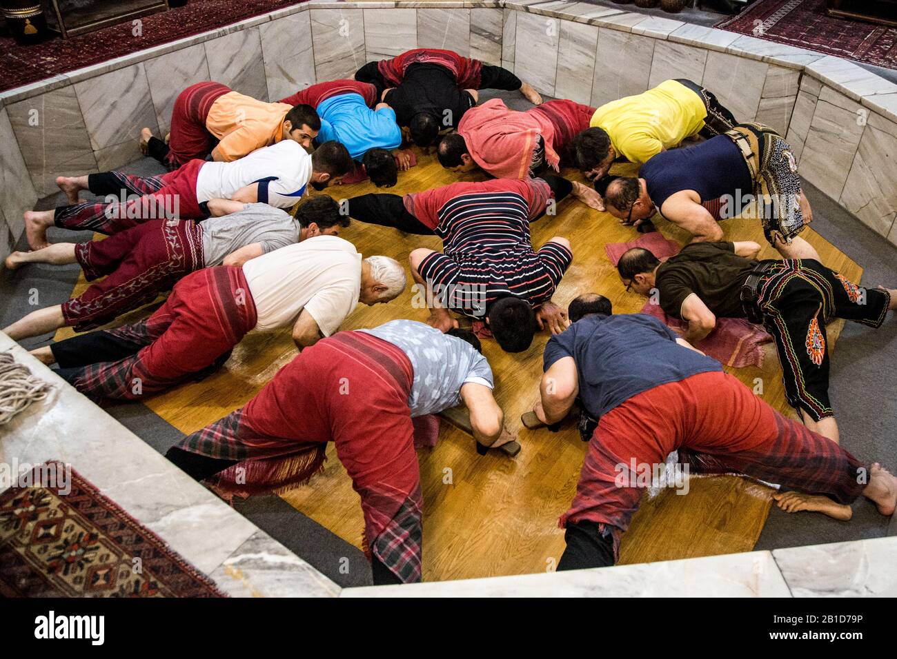 In Tehran, men practise Varzesh-e Pahlavani or Zurkhaneh, a traditional ...