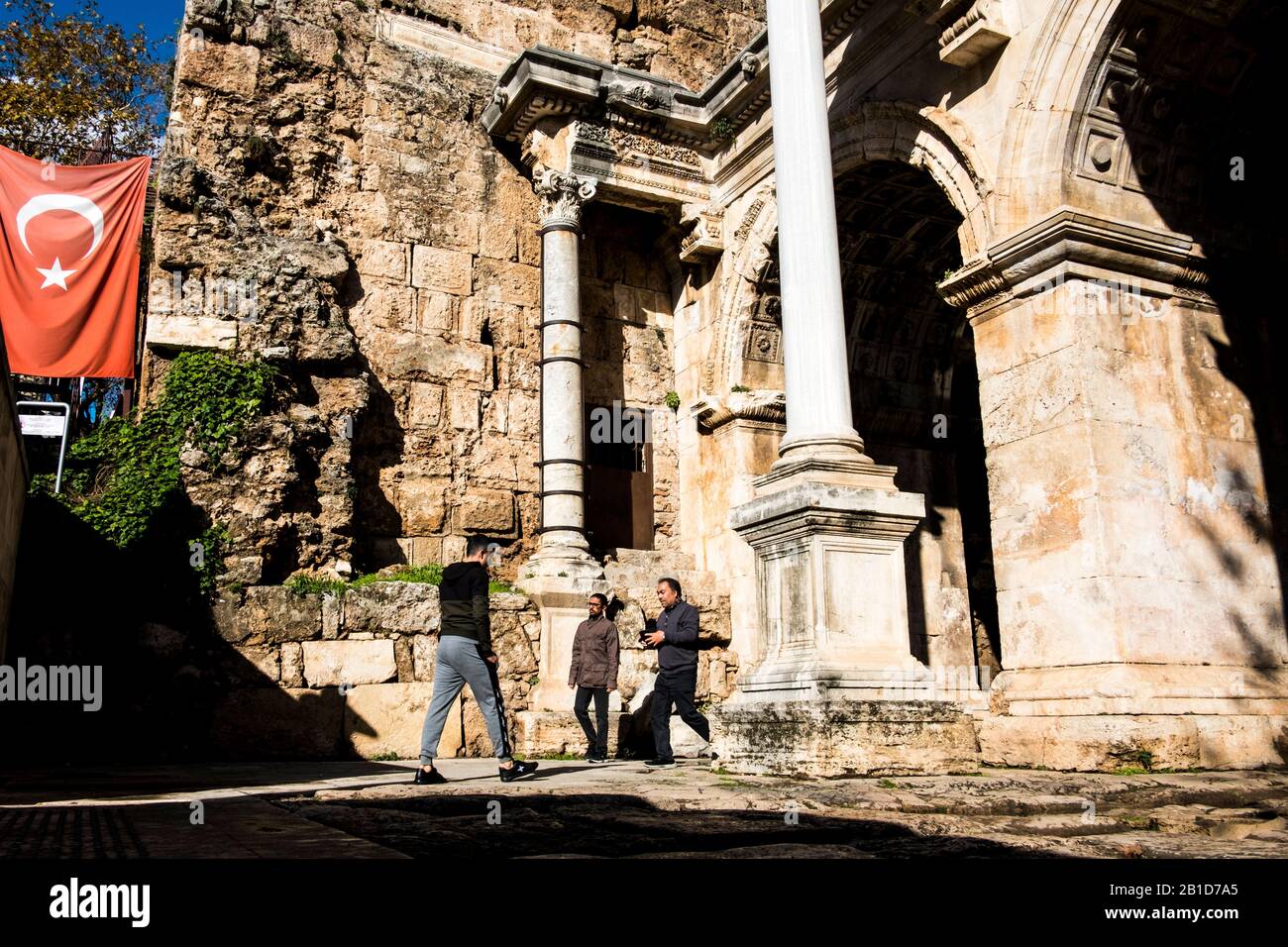 Antalya's most beautiful monument, the monumental gate leading into the ...