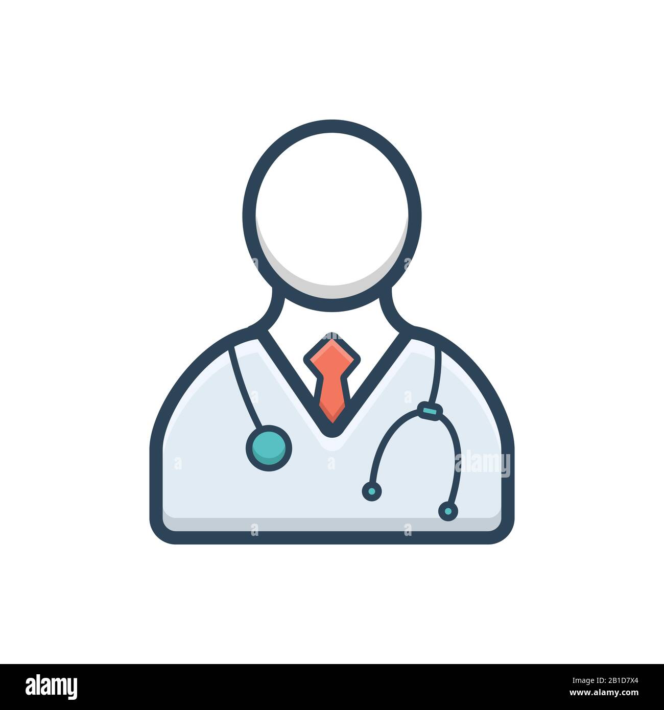 Doctor icon physician symbol Cut Out Stock Images & Pictures - Alamy