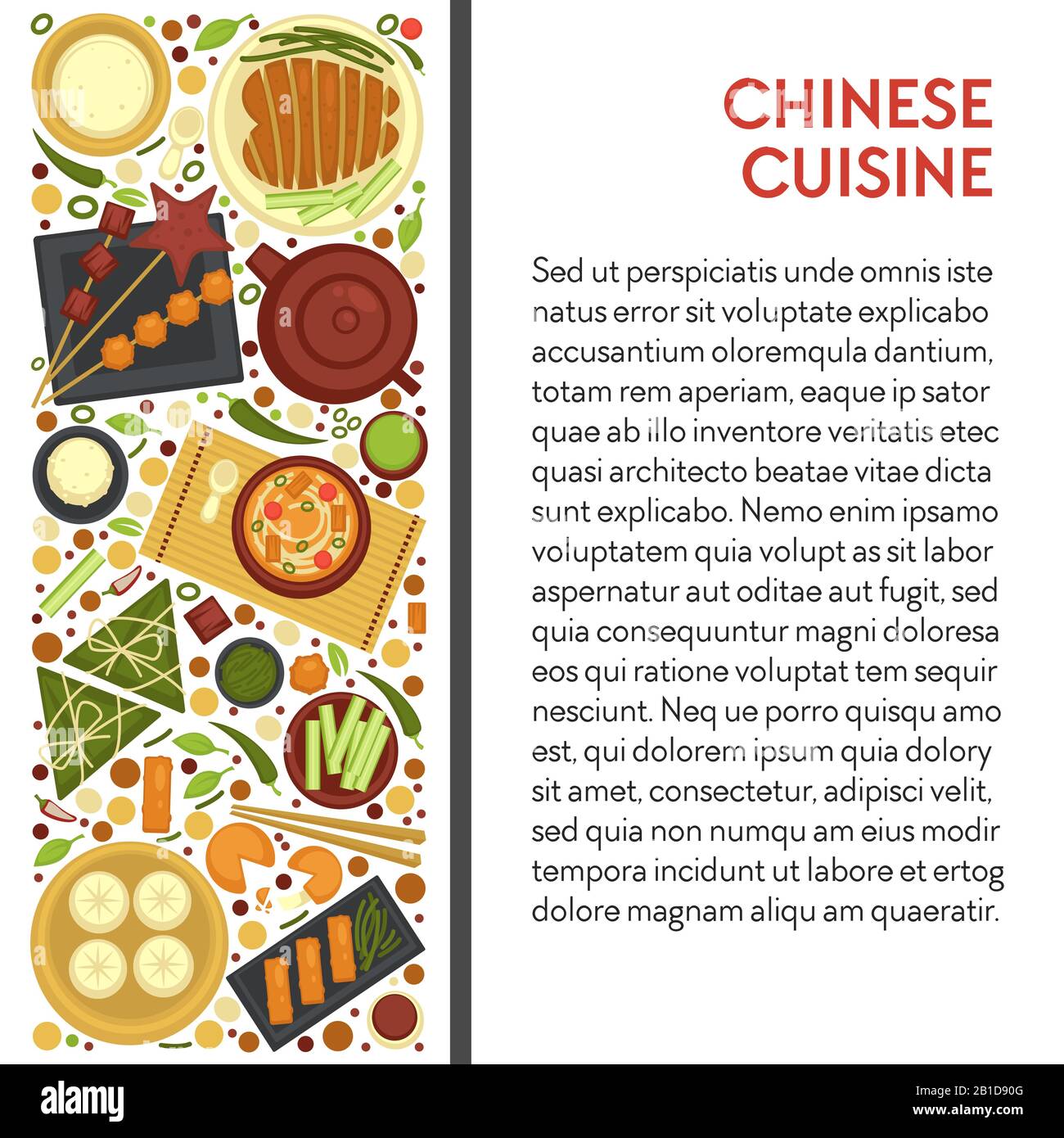 Chinese cuisine dish top Cut Out Stock Images & Pictures - Alamy