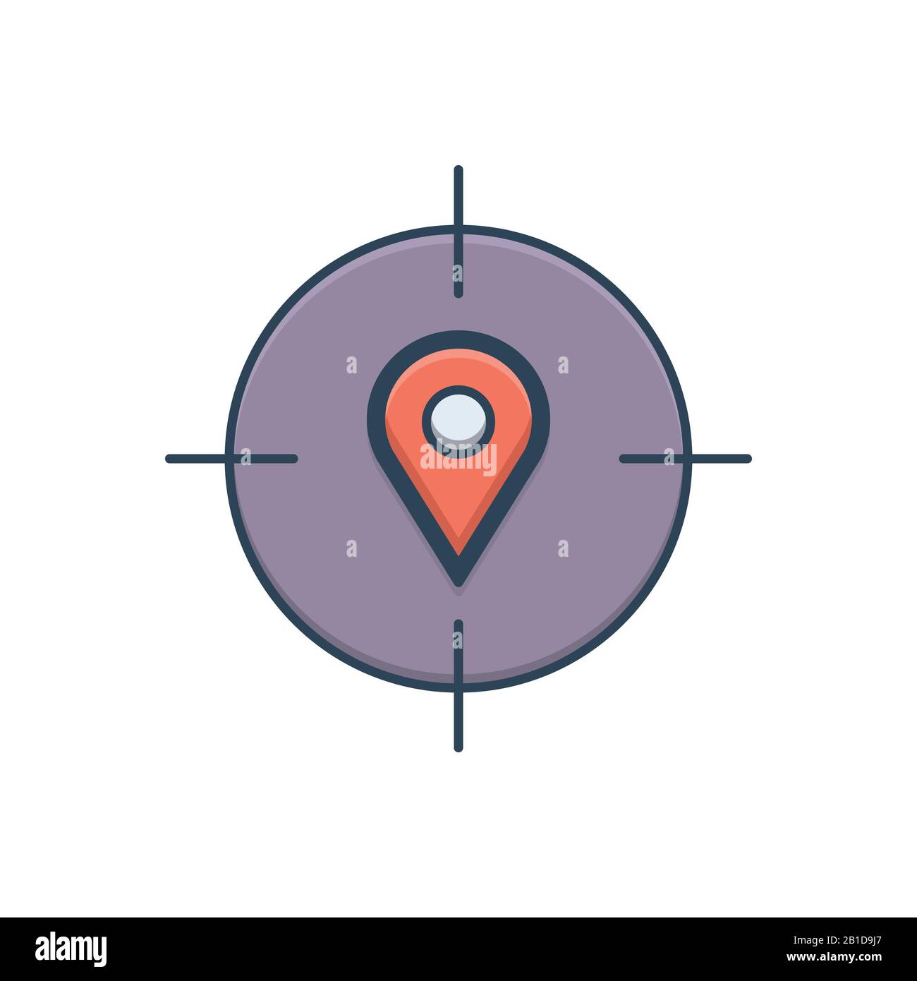 Illustration for Gps Stock Vector Image & Art - Alamy