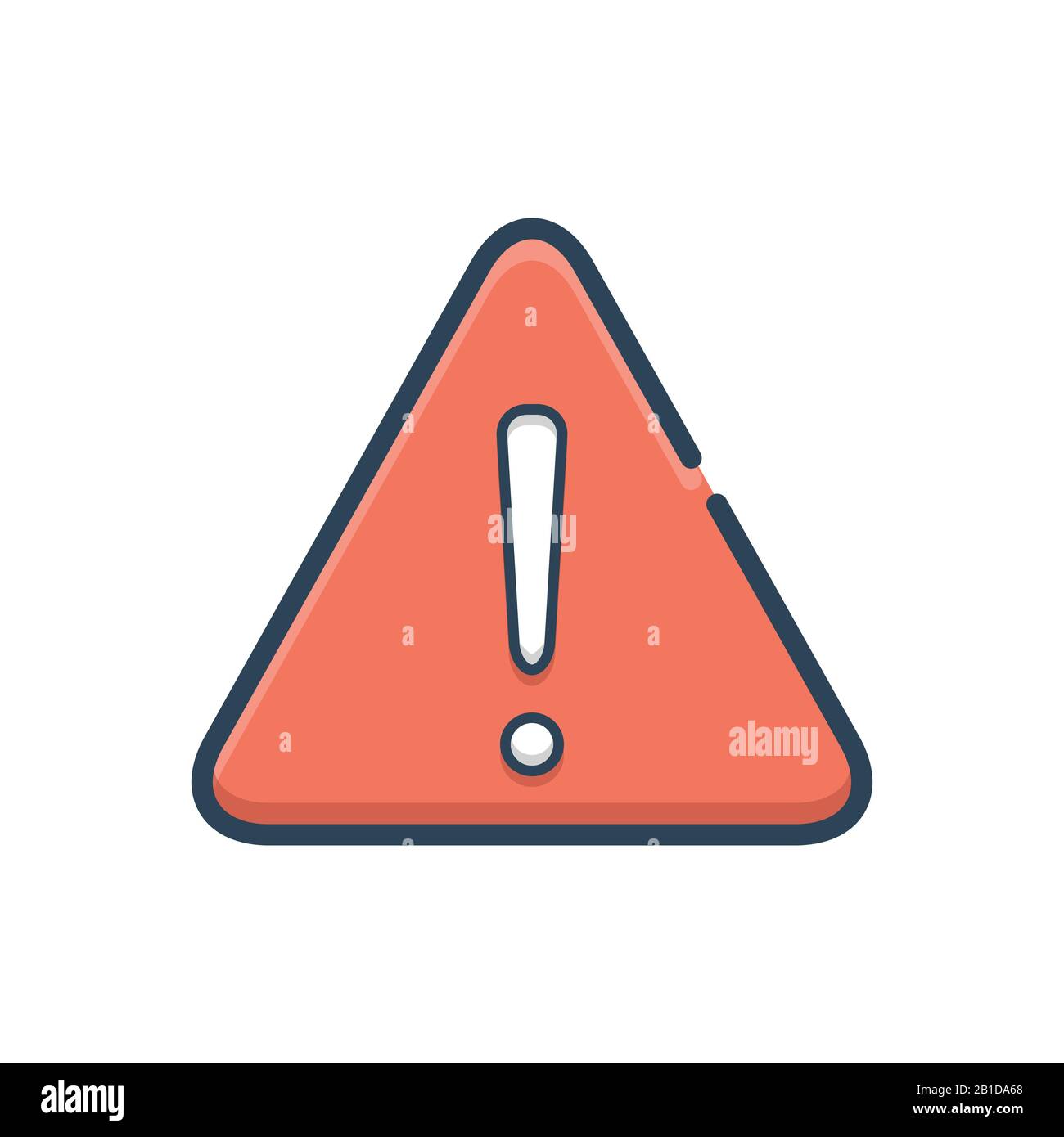 Alert notification warning icon Stock Vector Images - Alamy