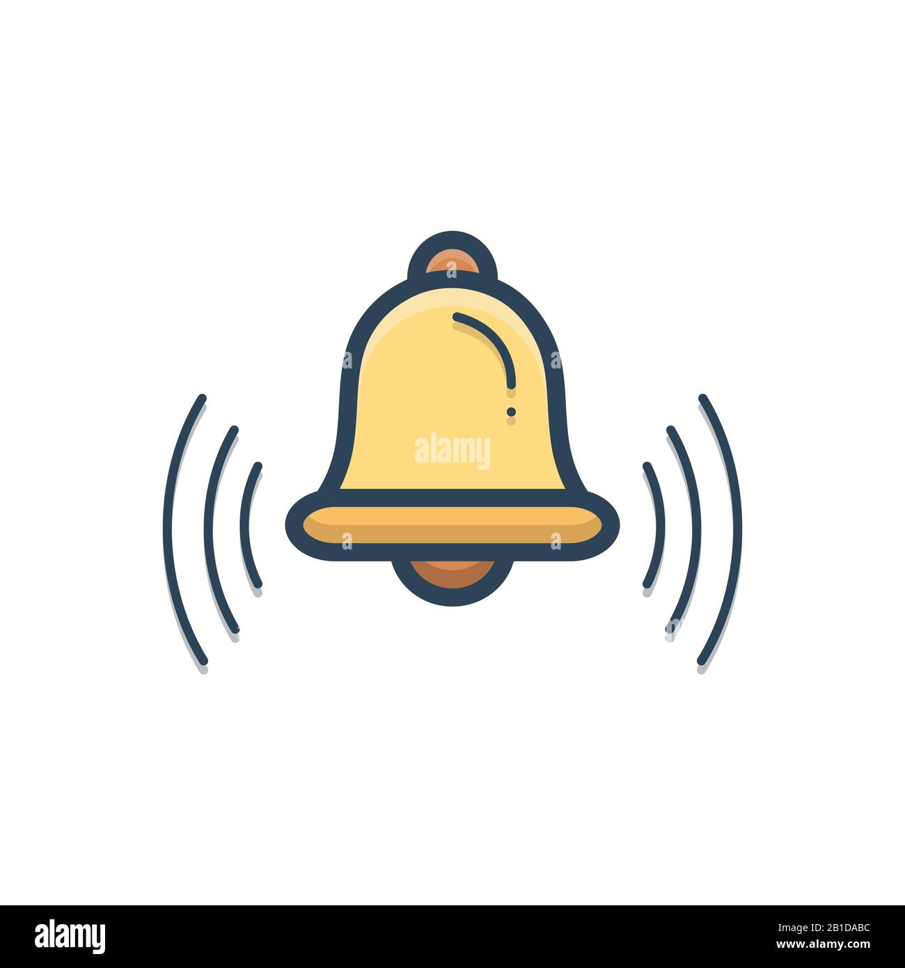 Alert notification warning icon Stock Vector Images - Alamy