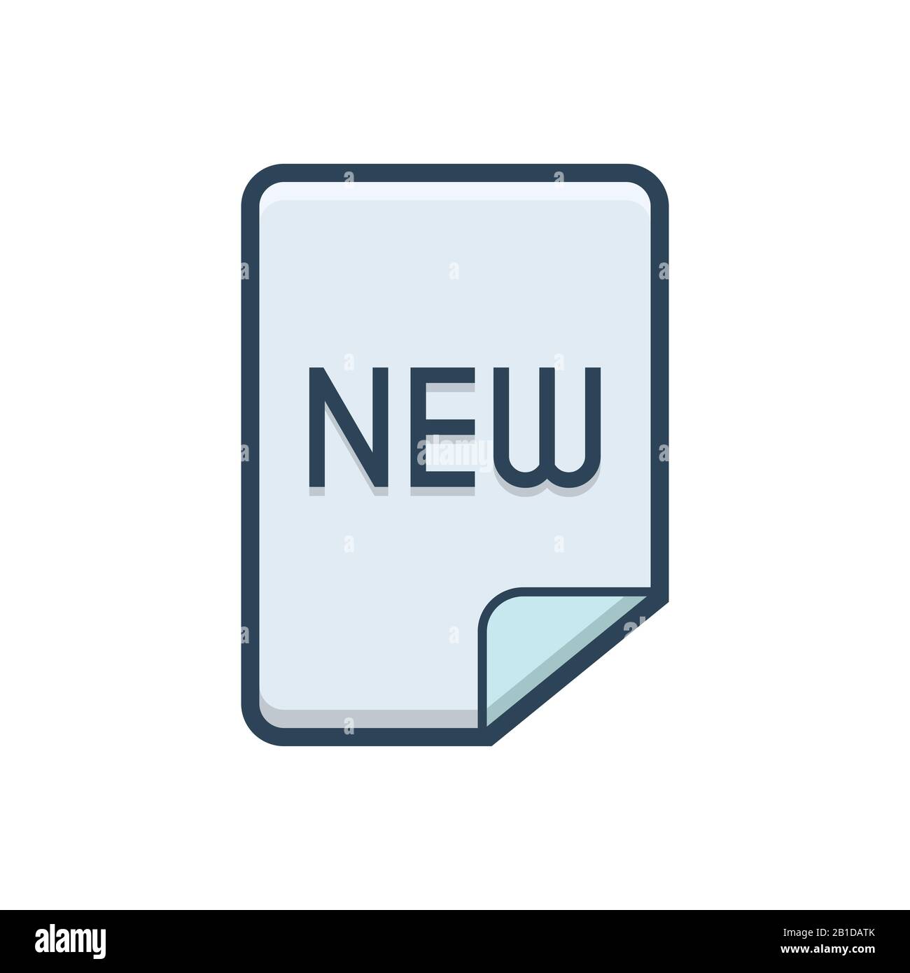 Illustration for New file Stock Vector Image & Art - Alamy