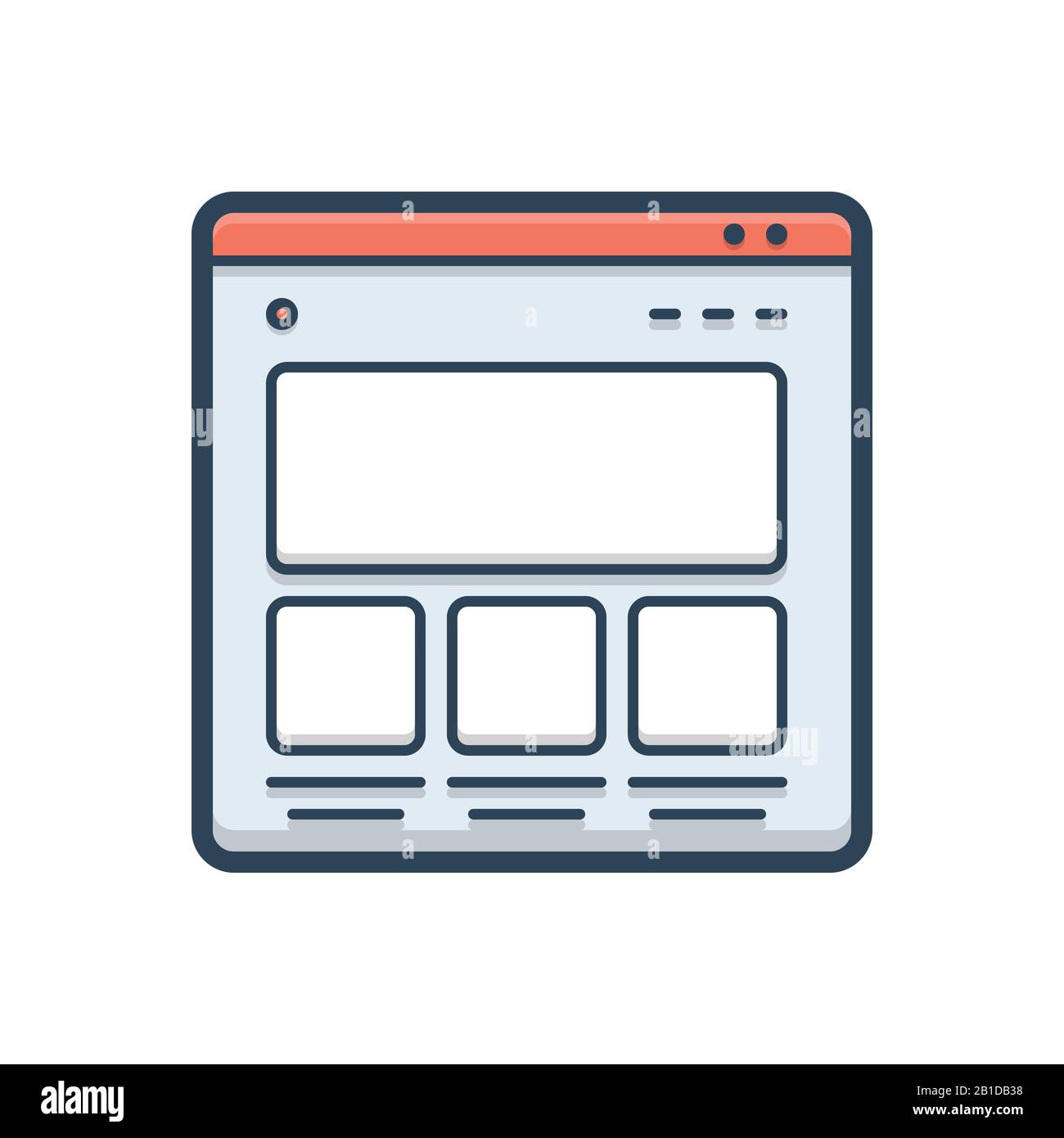 Illustration for Website Stock Vector Image & Art - Alamy