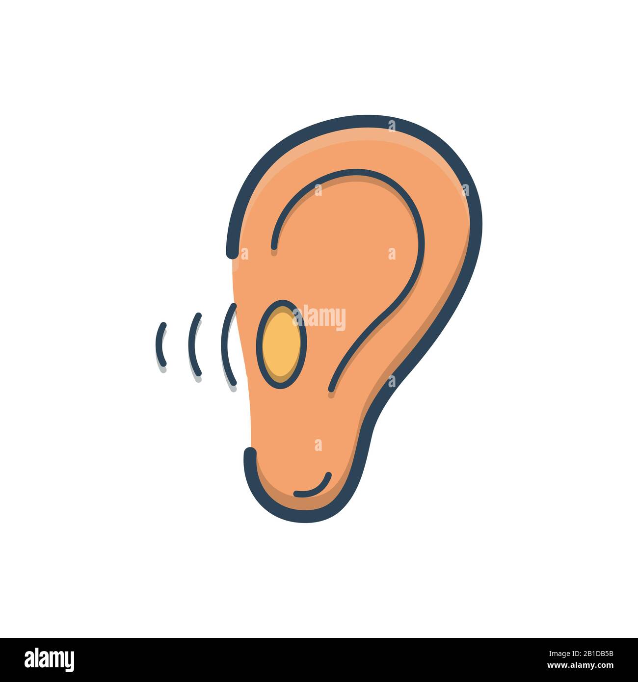 Illustration for Ear Stock Vector Image & Art - Alamy