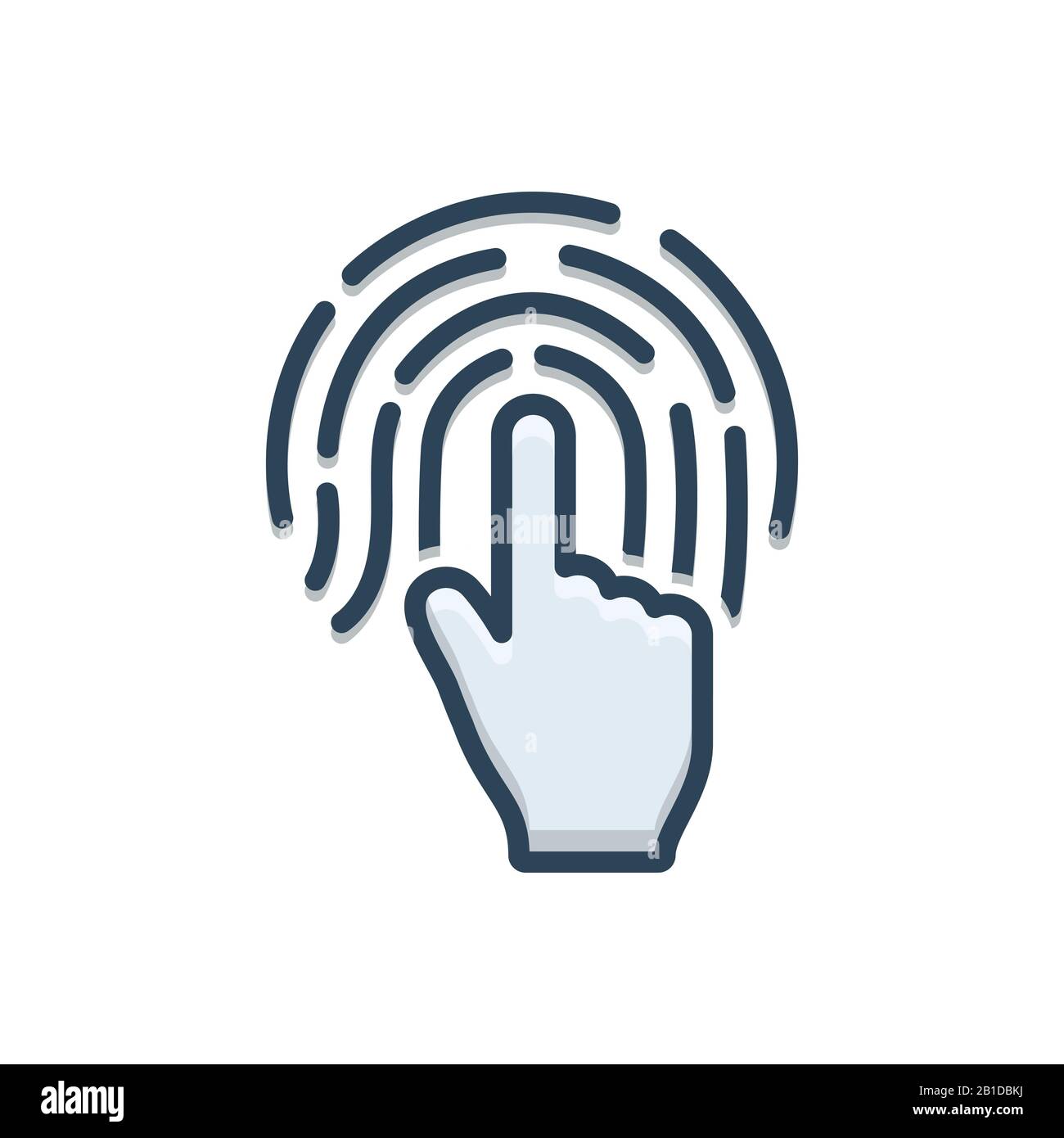 Illustration for Finger print Stock Vector Image & Art - Alamy
