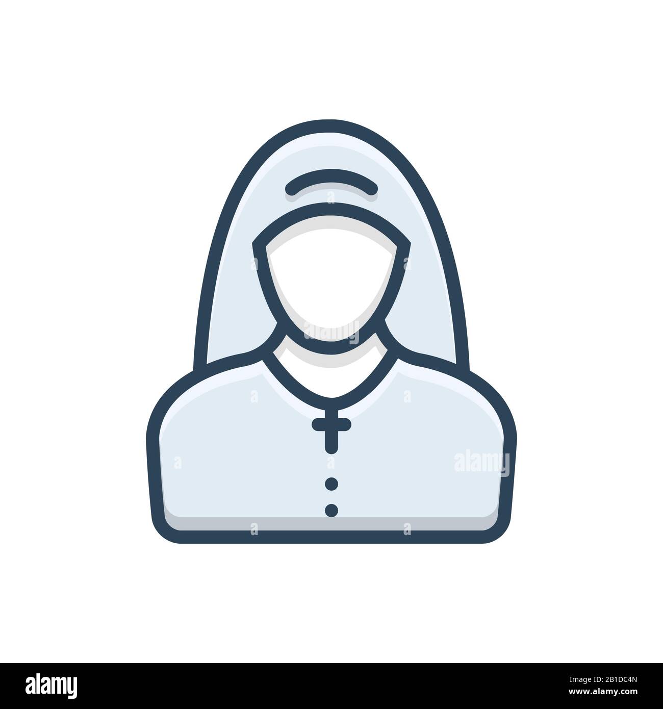 Nun vector Stock Vector Images - Alamy