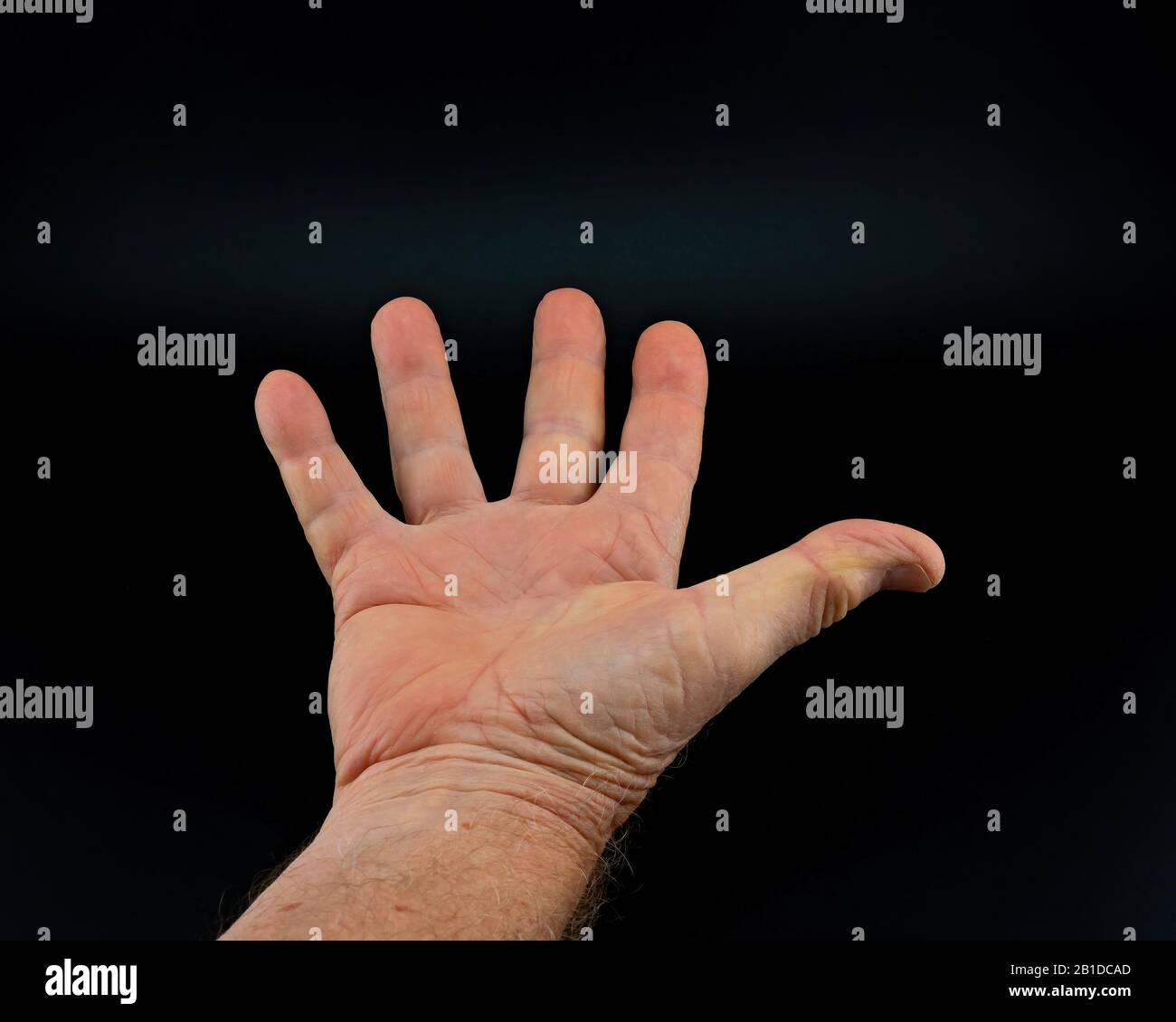 Mans hairy hand and ring hi-res stock photography and images - Alamy