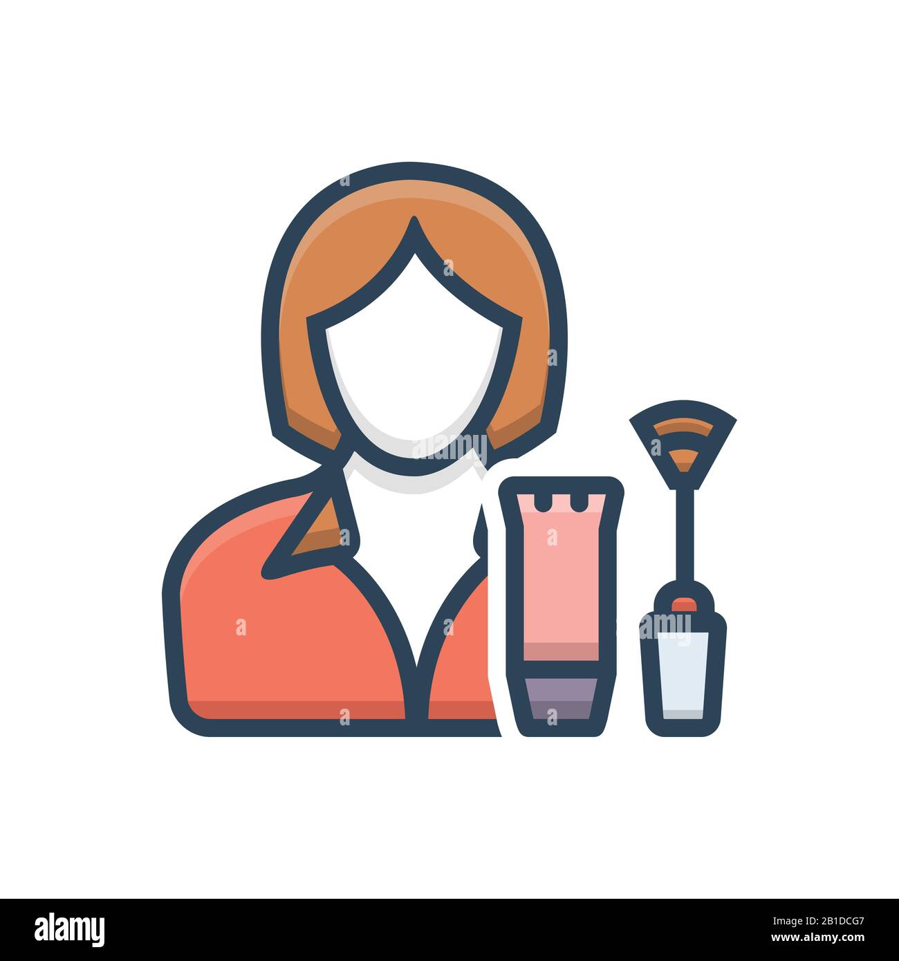 Illustration for Beautician Stock Vector Image & Art - Alamy