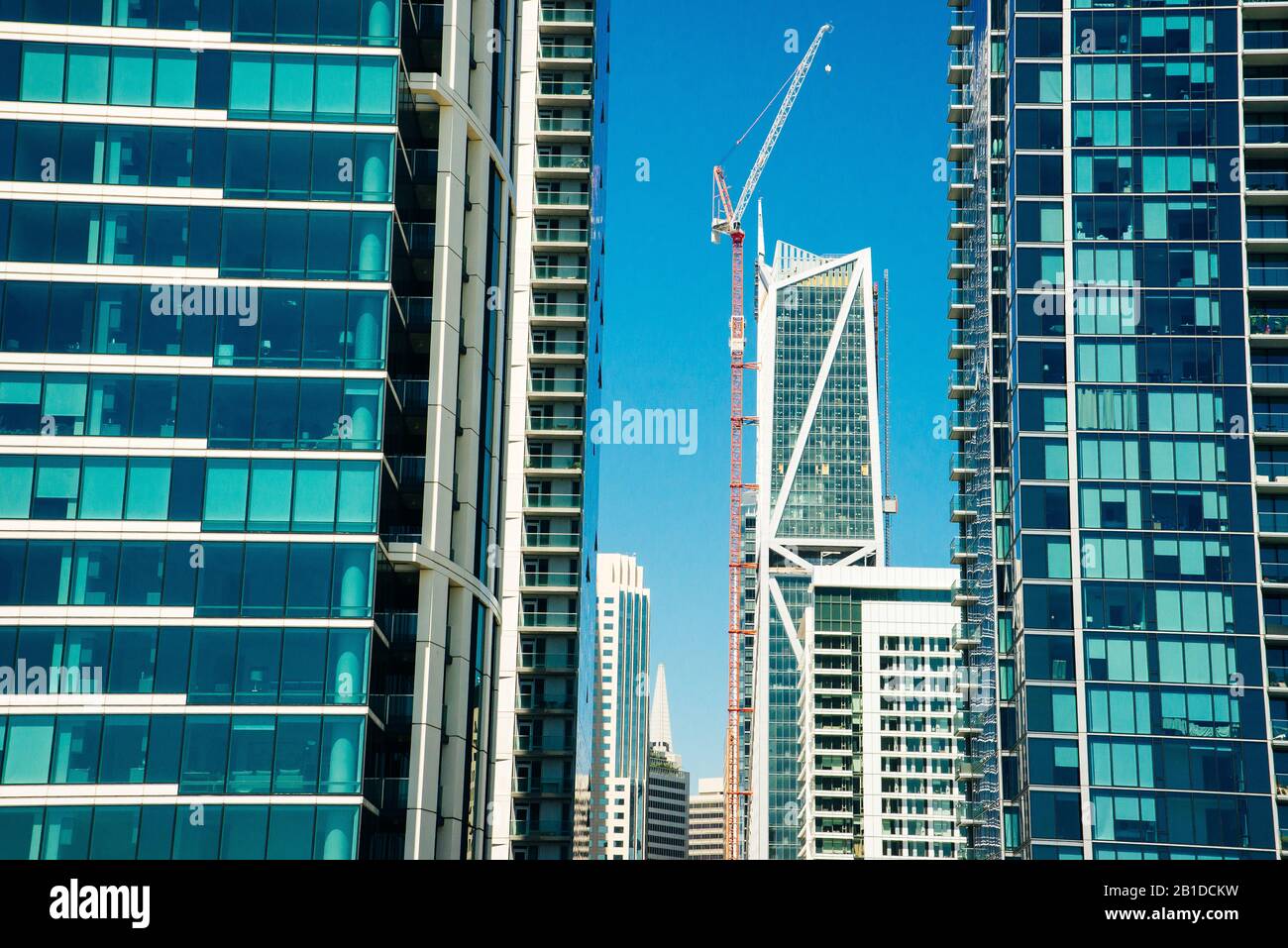 Highrises in San Francisco Financial District, USA Stock Photo - Alamy