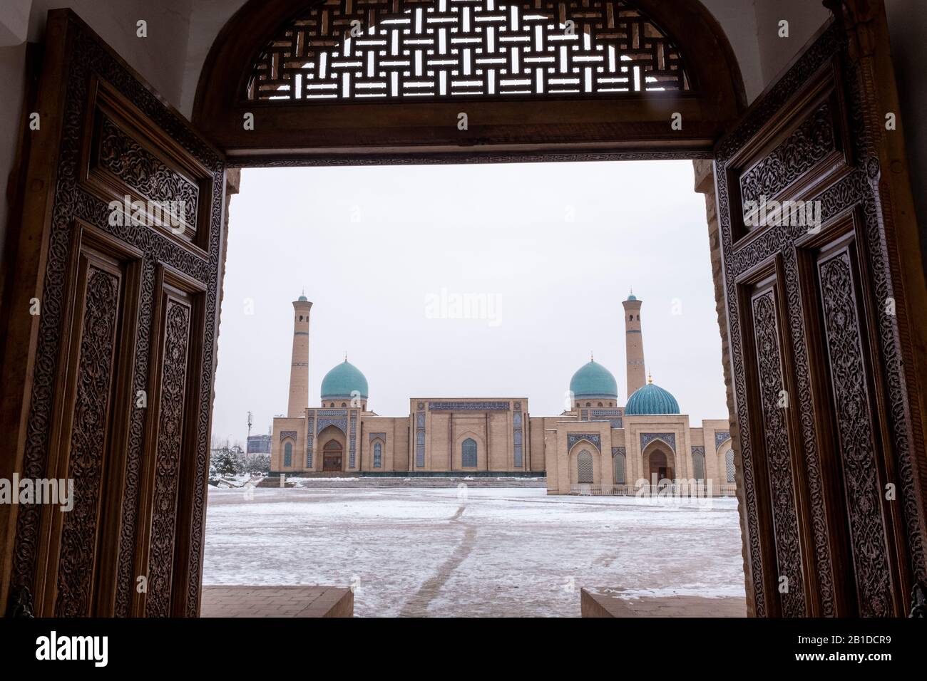 Mosque Khast-Imam in the complex Hazrati Imam, Tashkent, Uzbekistan ...