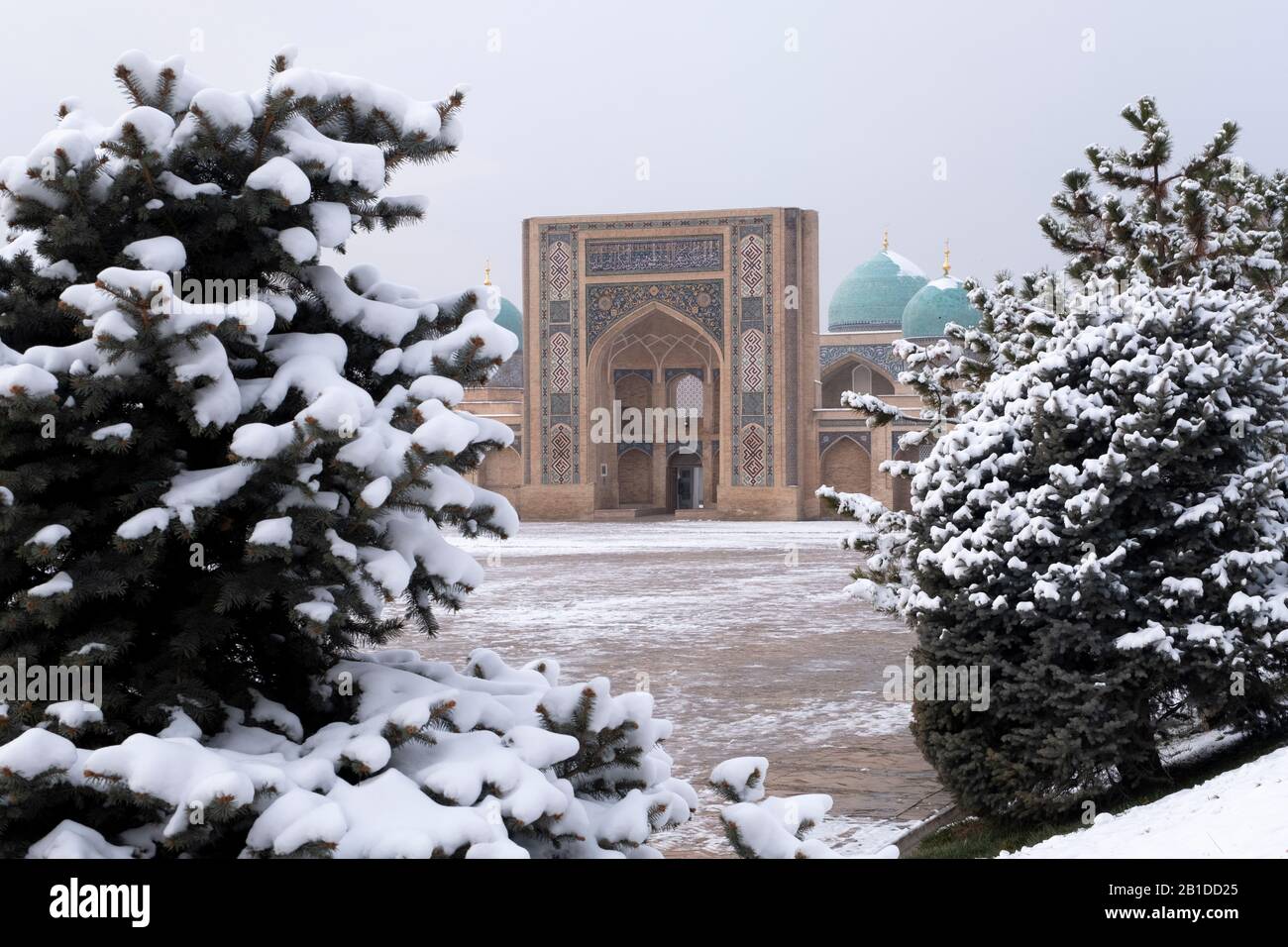 Mosque Khast-Imam in the complex Hazrati Imam, Tashkent, Uzbekistan ...