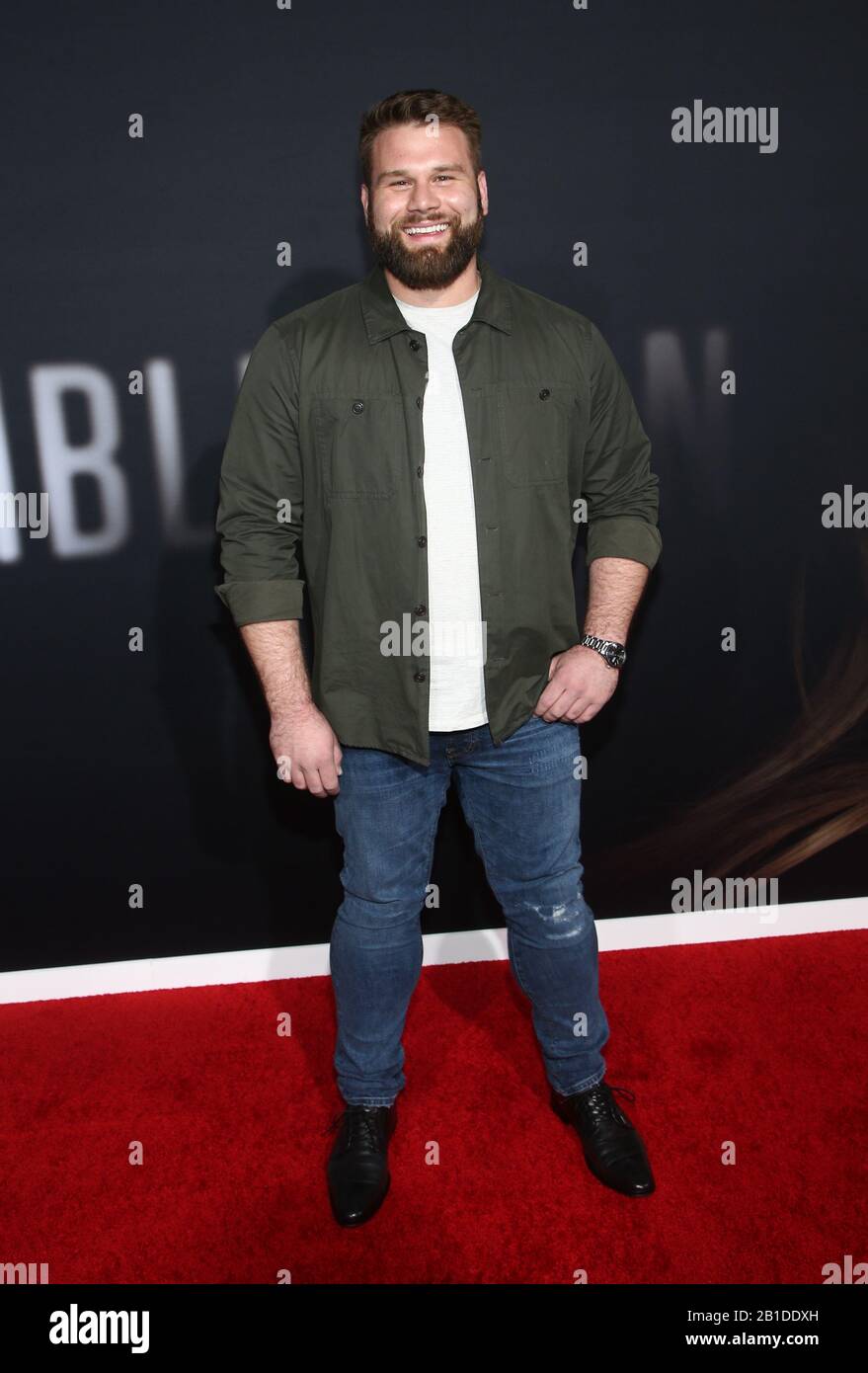 Hollywood, Ca. 24th Feb, 2020. Michael McCauley, at The Invisible Man ...