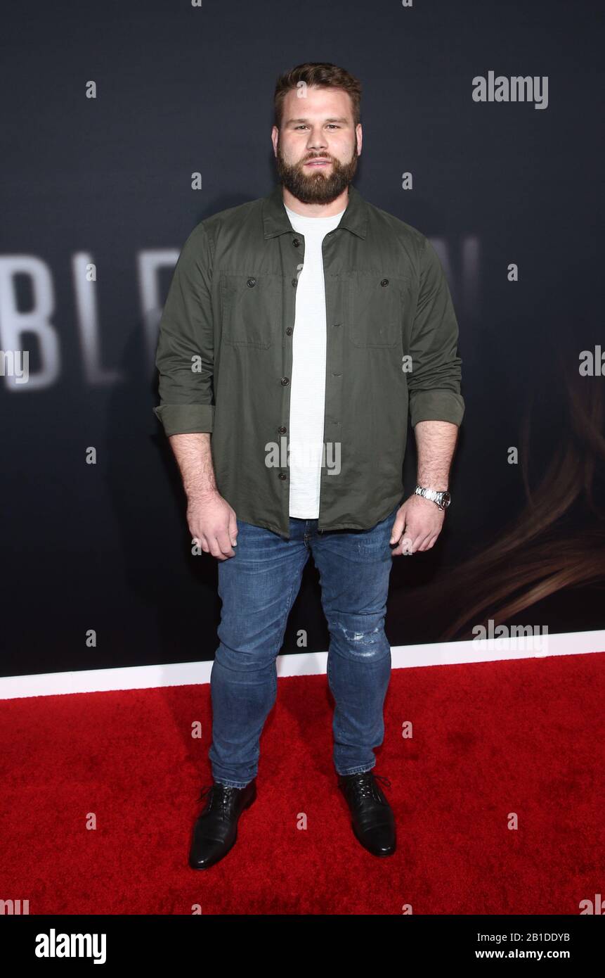 Hollywood, Ca. 24th Feb, 2020. Michael McCauley, at The Invisible Man ...