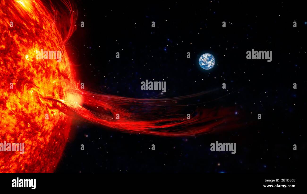 Solar prominence, solar flare, and magnetic storms. Influence of the ...