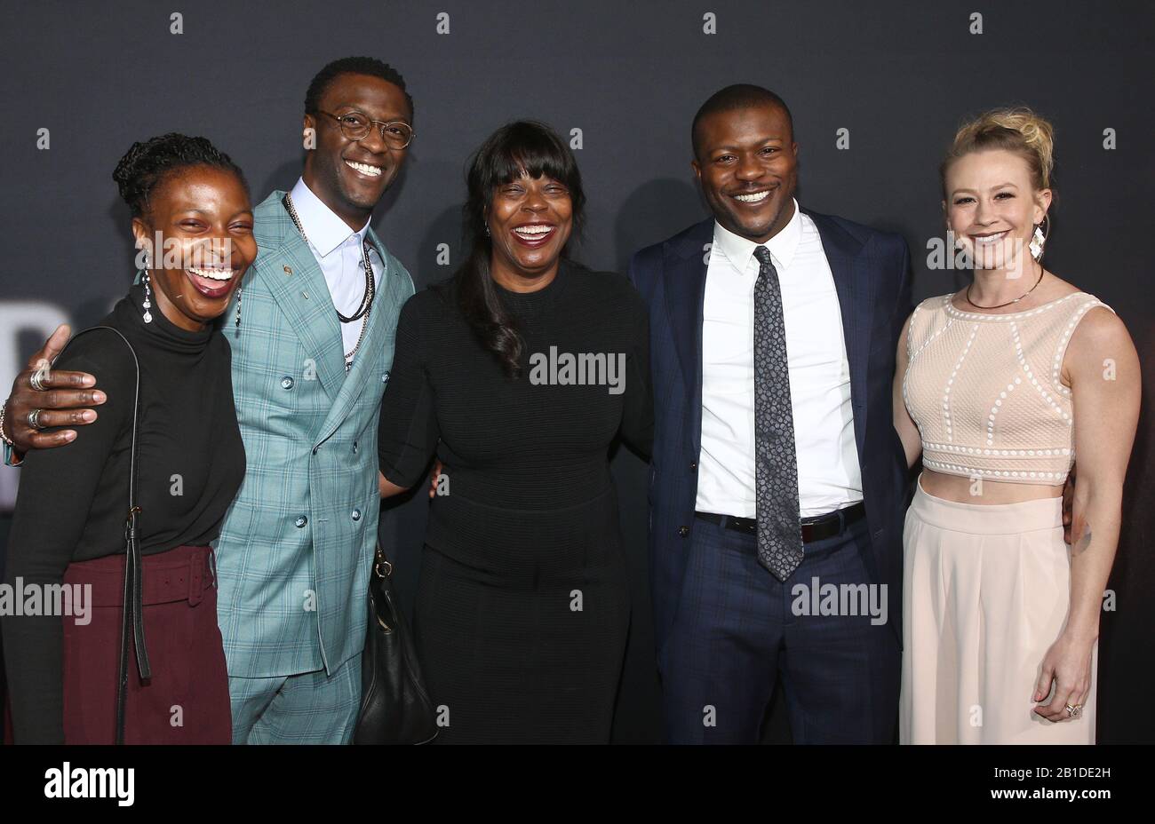 Hollywood, Ca. 24th Feb, 2020. Aldis Hodge, Edwin Hodge, Yolette ...