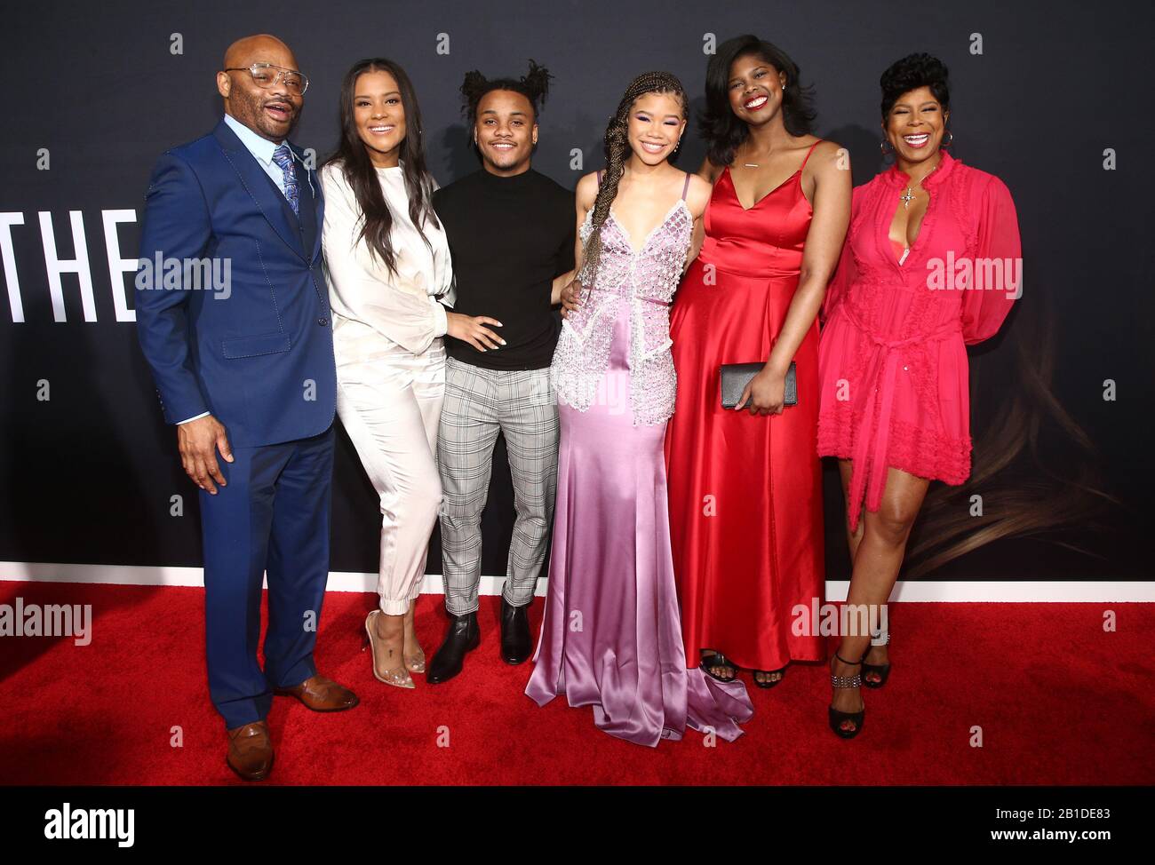 Hollywood, Ca. 24th Feb, 2020. Storm Reid, Rodney Reid, Robyn Simpson ...