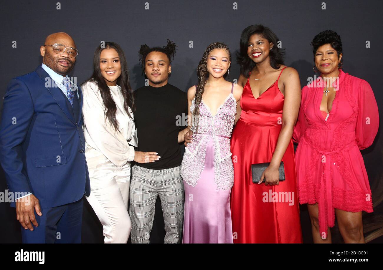 Hollywood, Ca. 24th Feb, 2020. Storm Reid, Rodney Reid, Robyn Simpson ...