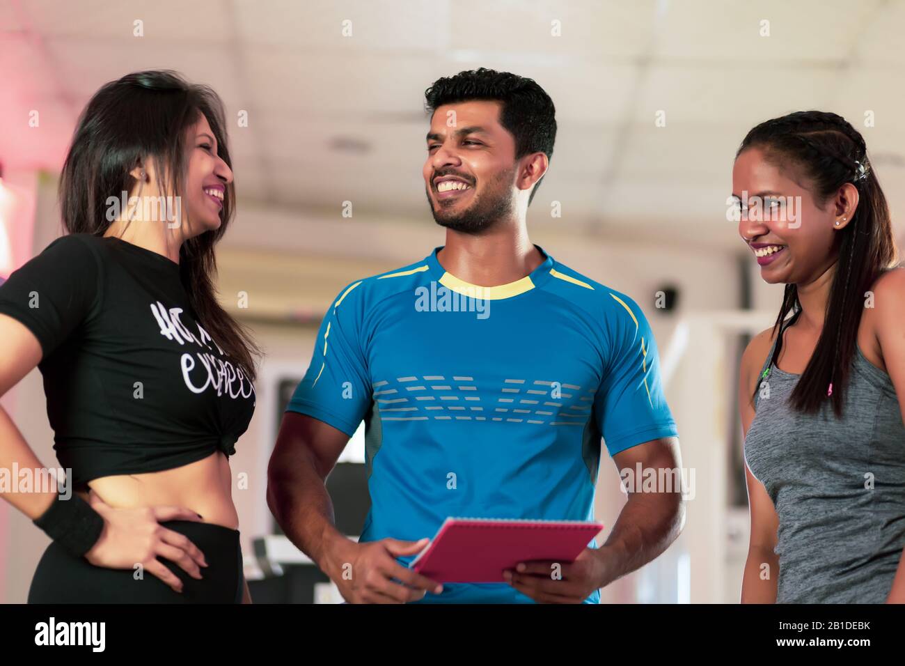 Fitness instructor client hi-res stock photography and images - Alamy