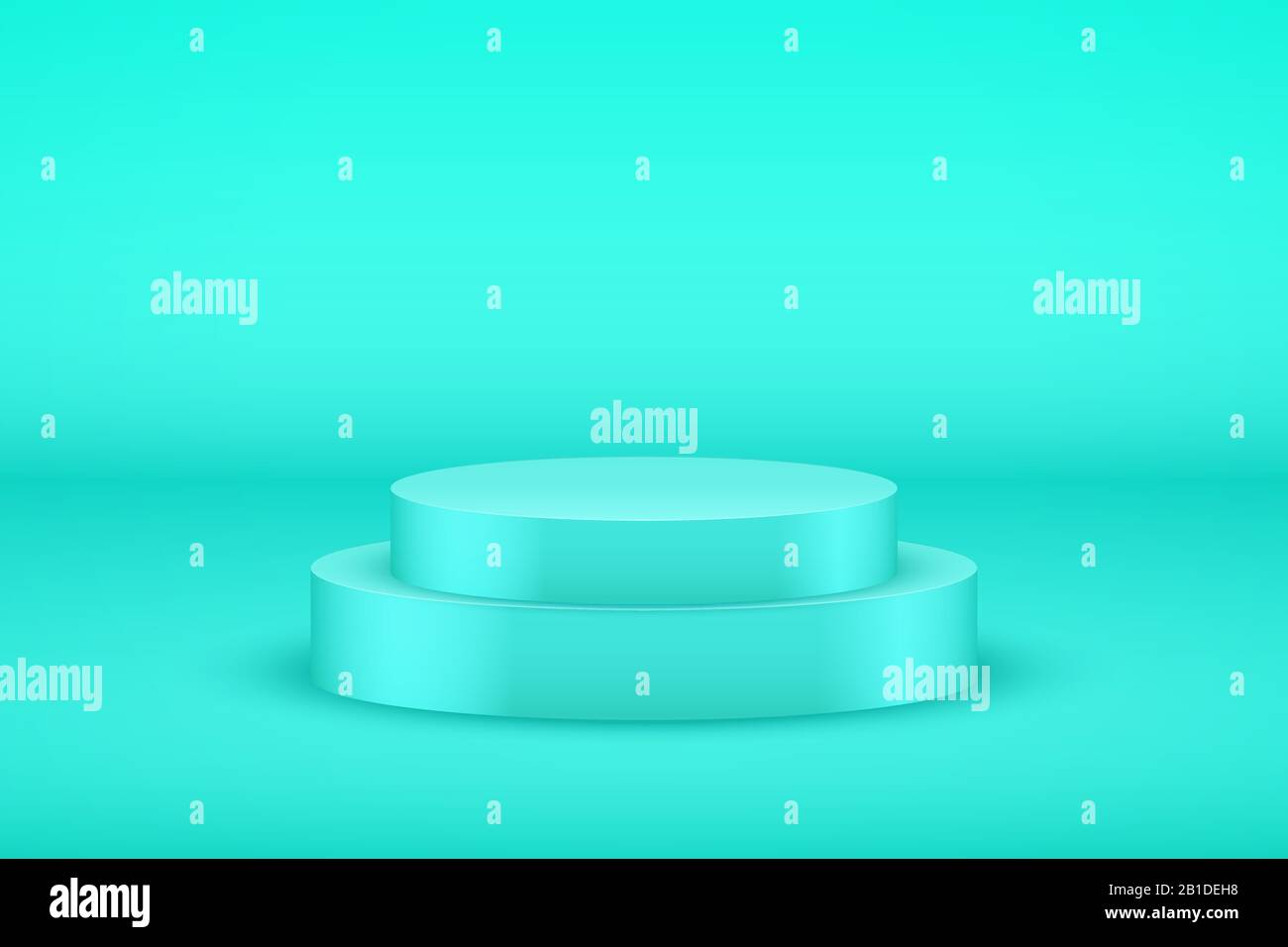 3d blue circular podium Stock Vector Images - Alamy